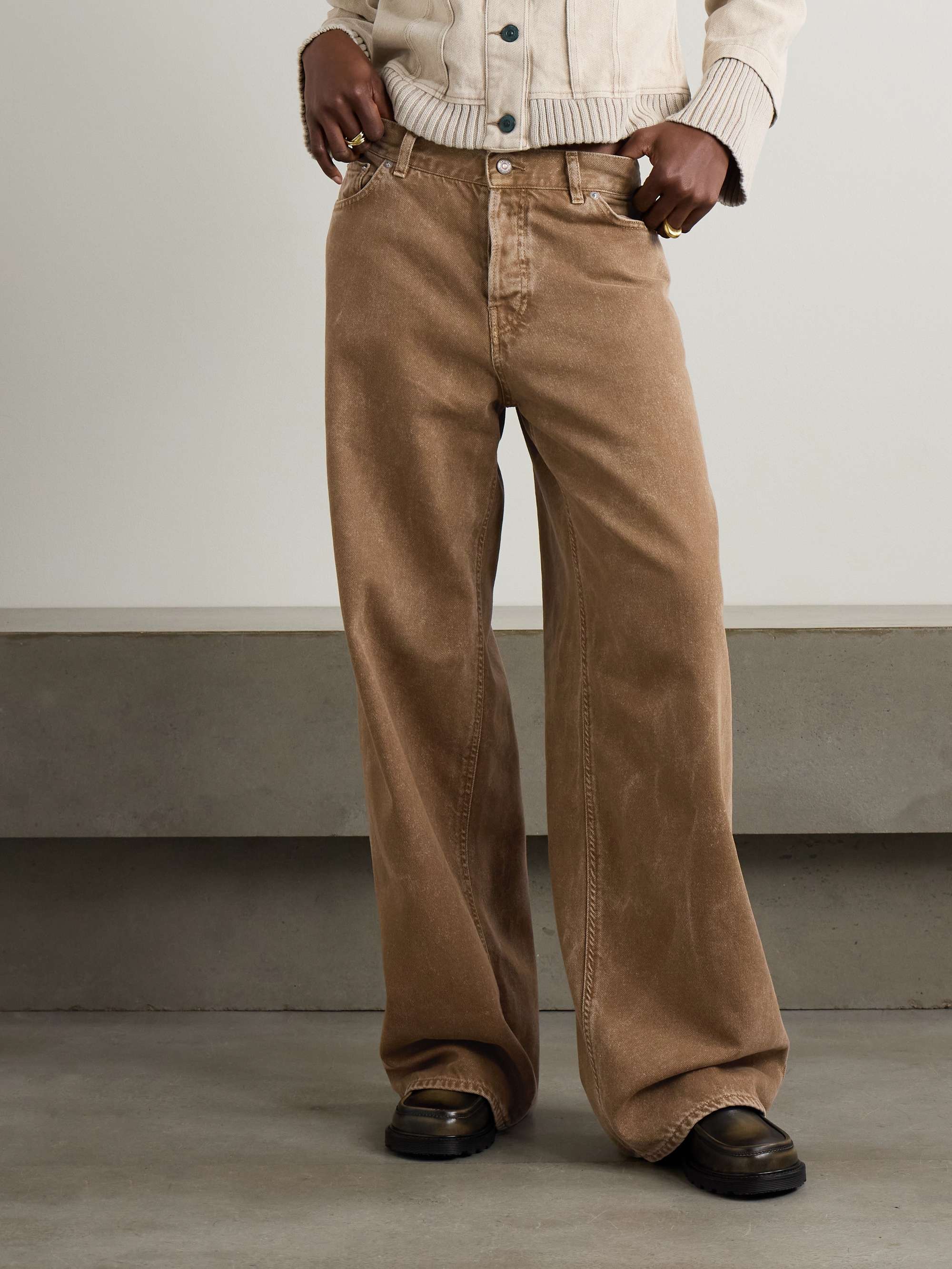 HAIKURE Bethany high-rise wide-leg organic jeans | NET-A-PORTER