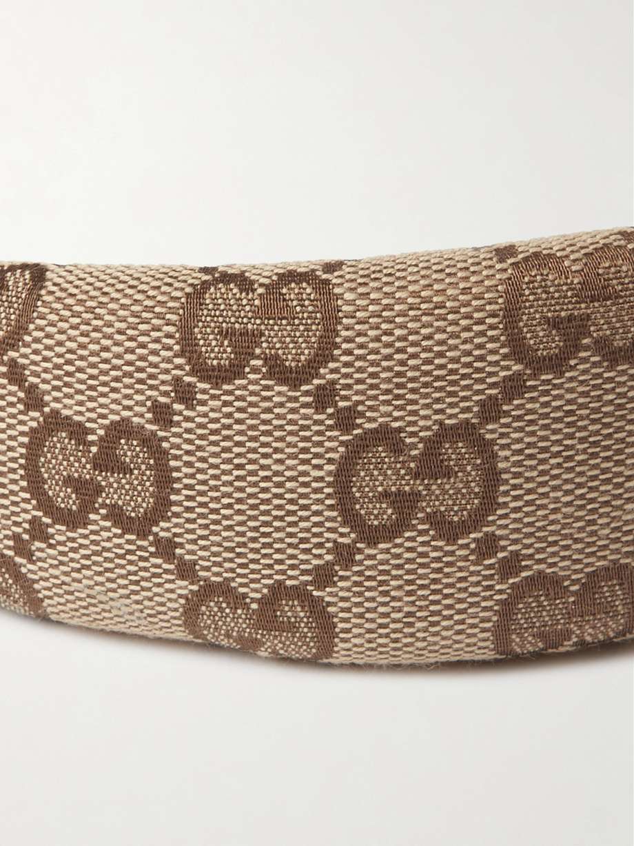 GUCCI Canvas-jacquard headband | NET-A-PORTER