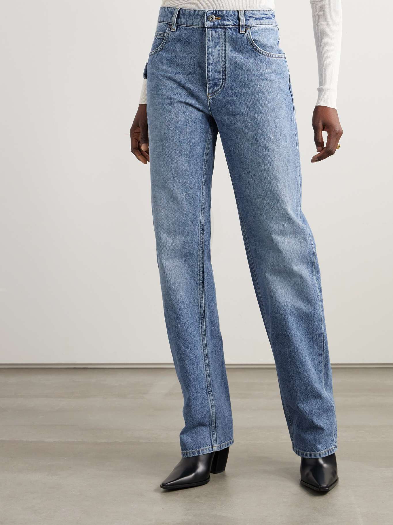 BOTTEGA VENETA High-rise straight-leg jeans | NET-A-PORTER