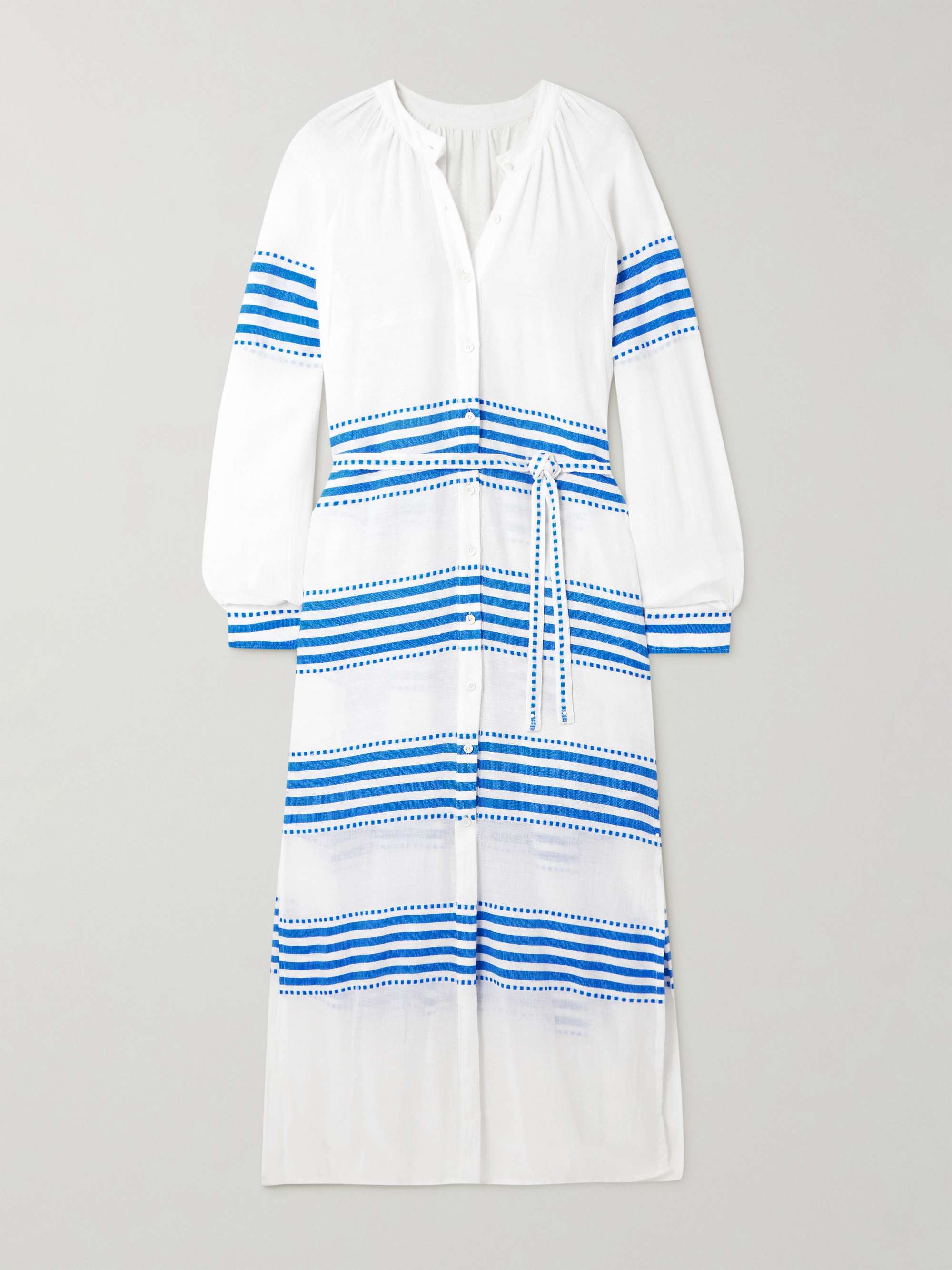 LEMLEM Makeda striped cotton-blend maxi dress | NET-A-PORTER