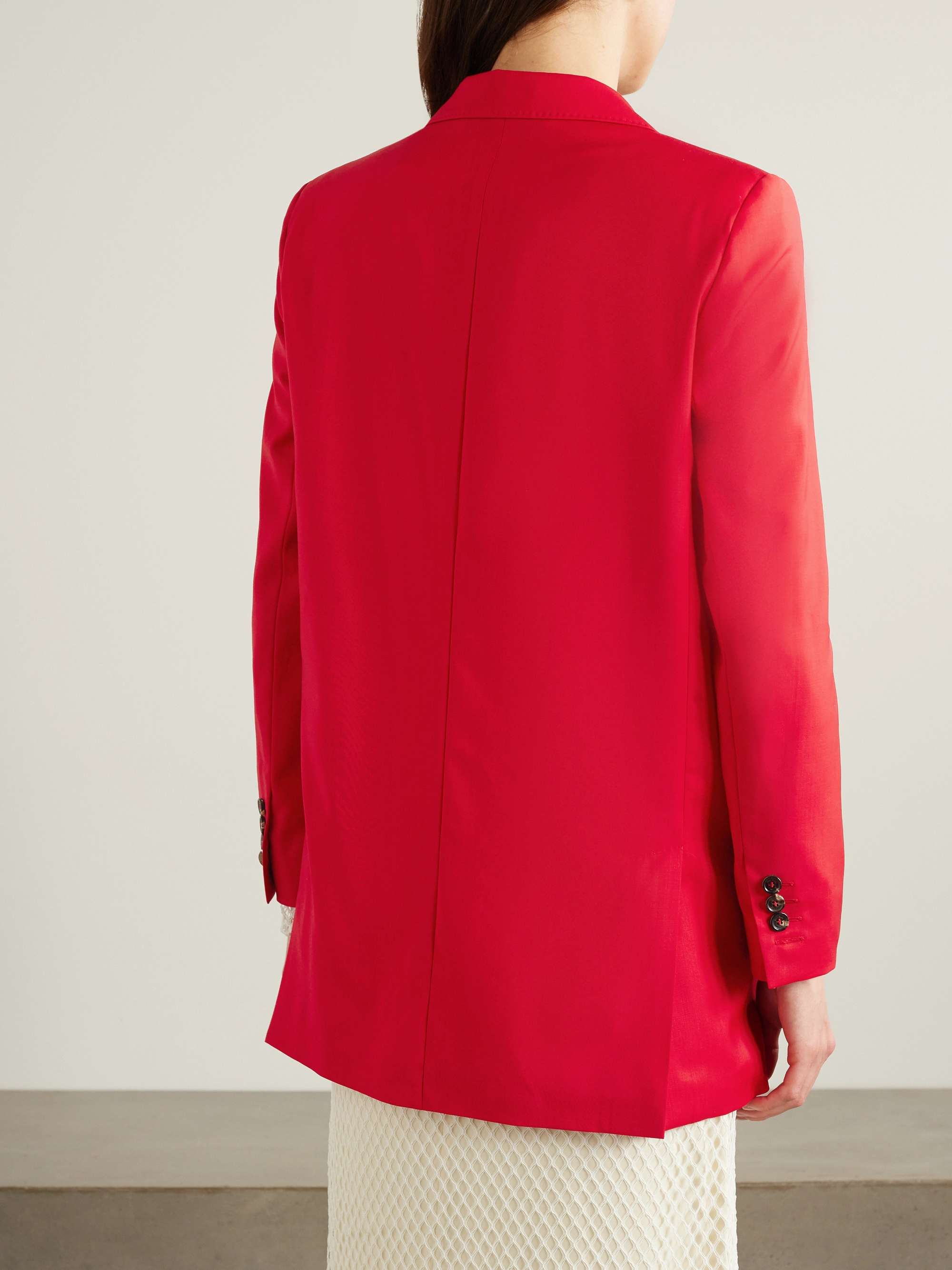 MAX MARA Nebbie double-breasted wool blazer | NET-A-PORTER