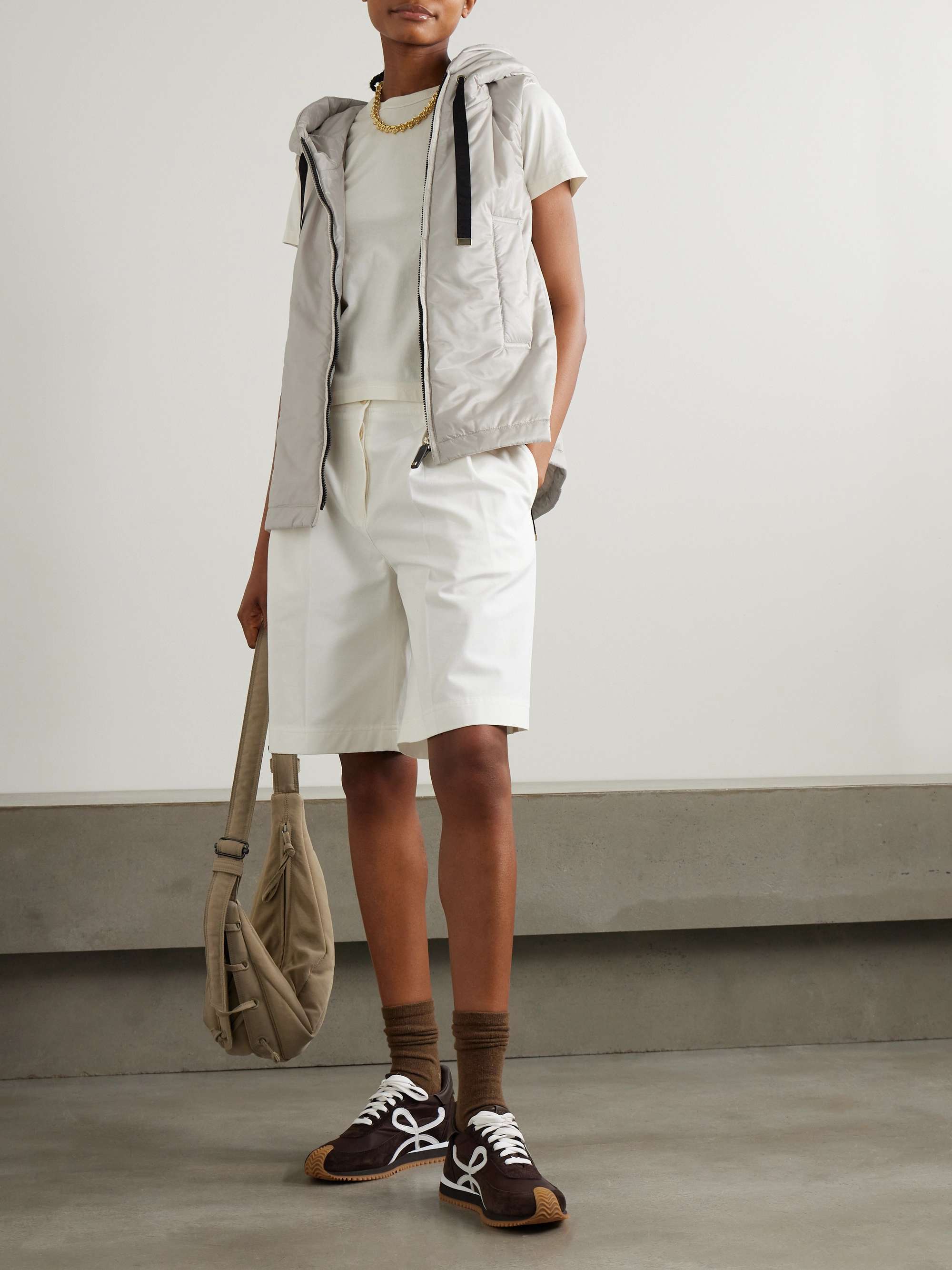 MAX MARA The Cube Greengo hooded quilted shell vest | NET-A-PORTER