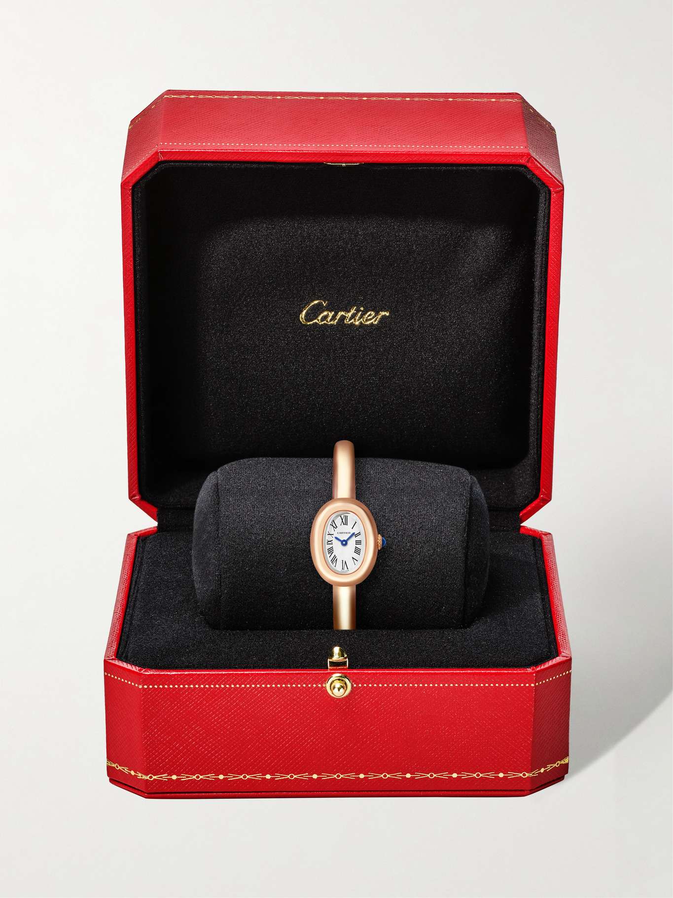 CARTIER Baignoire 18.7mm mini 18-karat rose gold watch | NET-A-PORTER