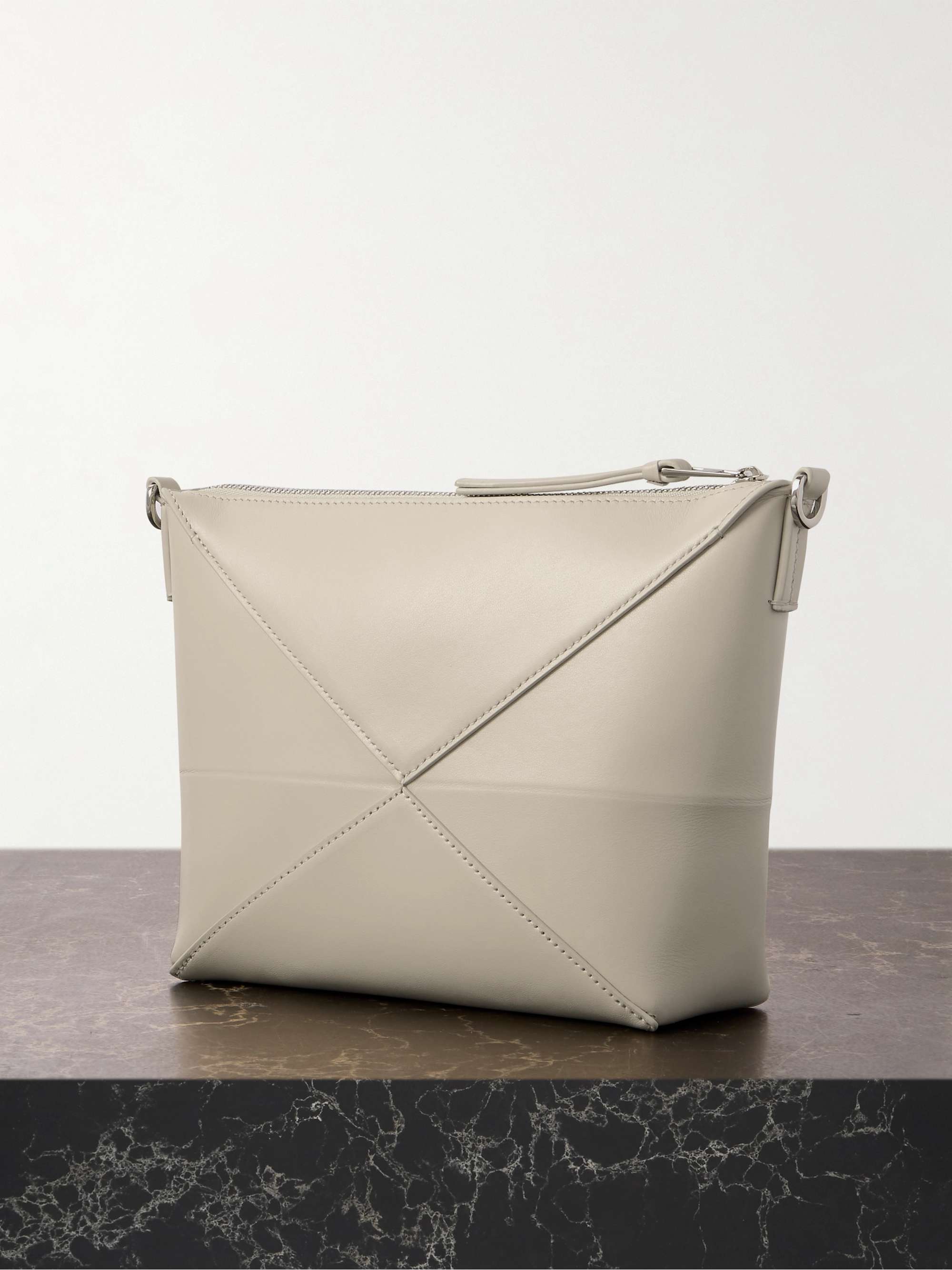 LOEWE Puzzle Fold leather clutch | NET-A-PORTER