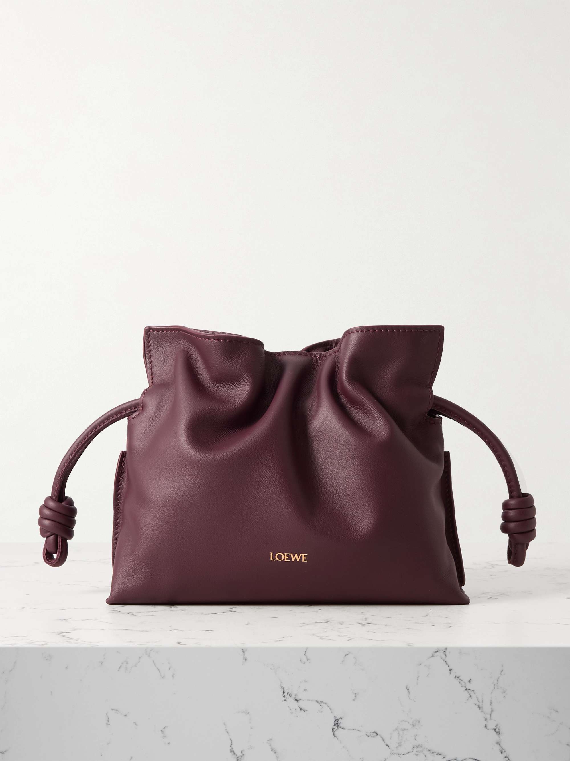 LOEWE Flamenco mini leather clutch | NET-A-PORTER