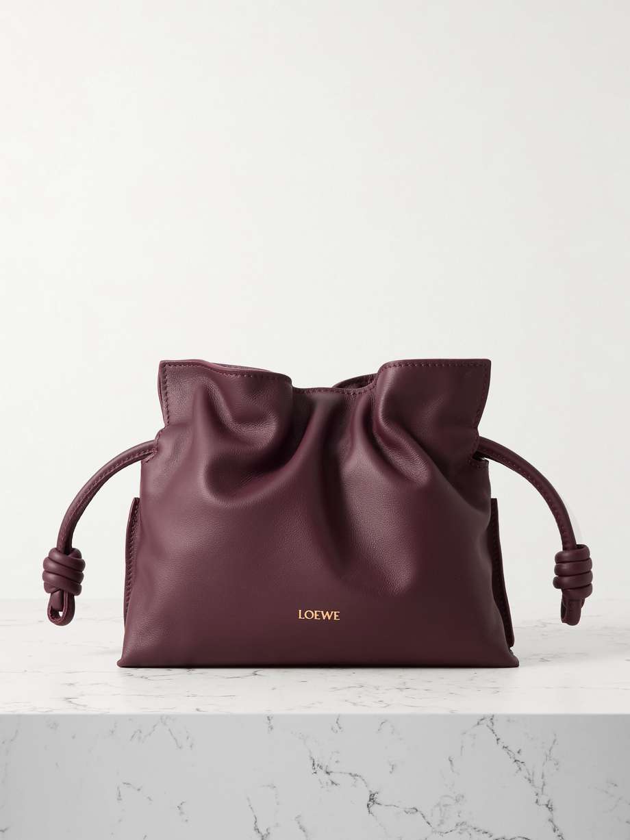 LOEWE Flamenco mini leather clutch | NET-A-PORTER