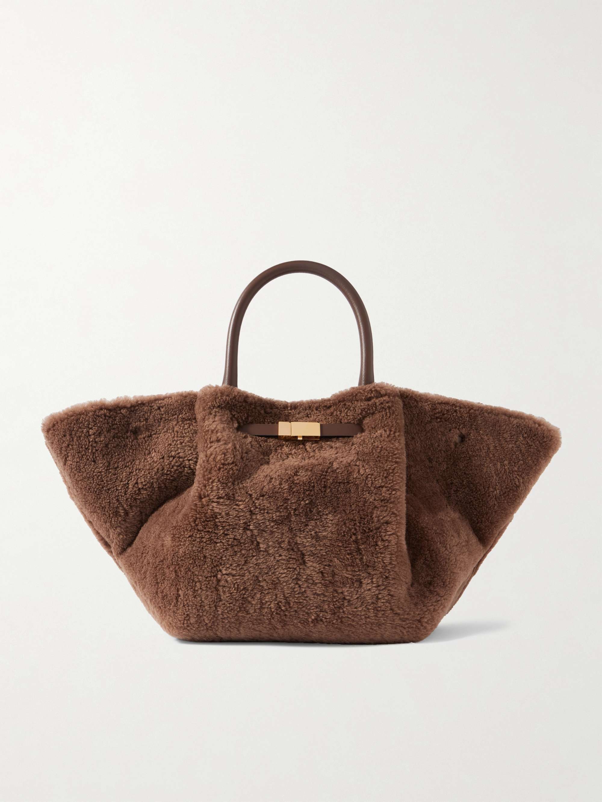 DEMELLIER New York ムートン トートバッグ レザートリム | NET-A-PORTER