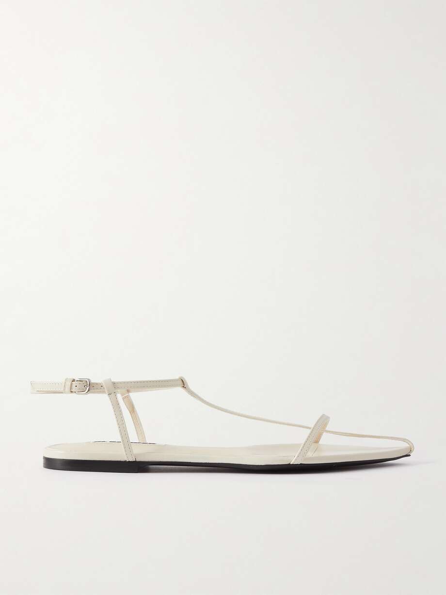 JIL SANDER Leather sandals | NET-A-PORTER