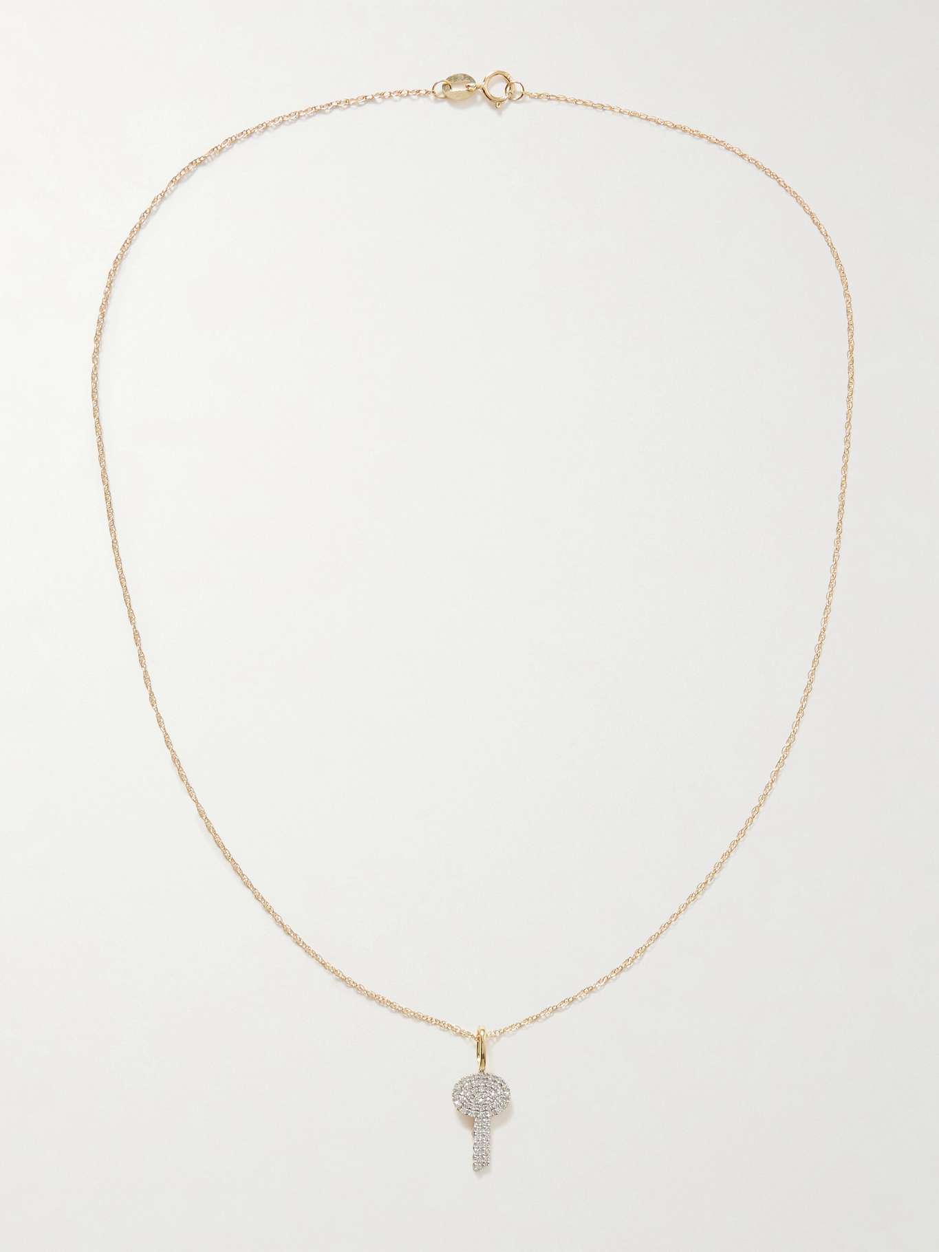 STONE AND STRAND Sweet Home 14-karat gold diamond necklace | NET-A-PORTER