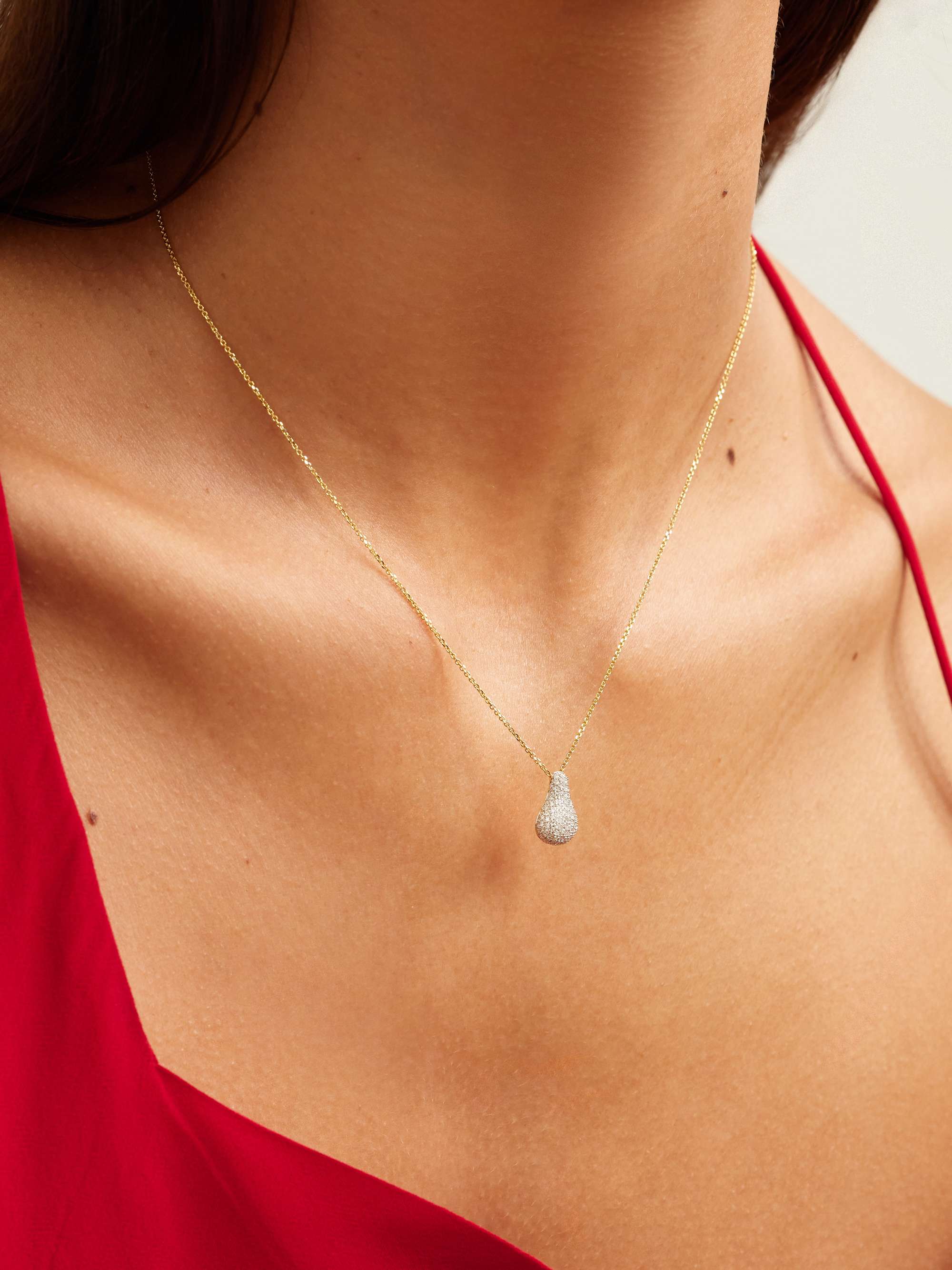 STONE AND STRAND 14-karat gold diamond necklace | NET-A-PORTER