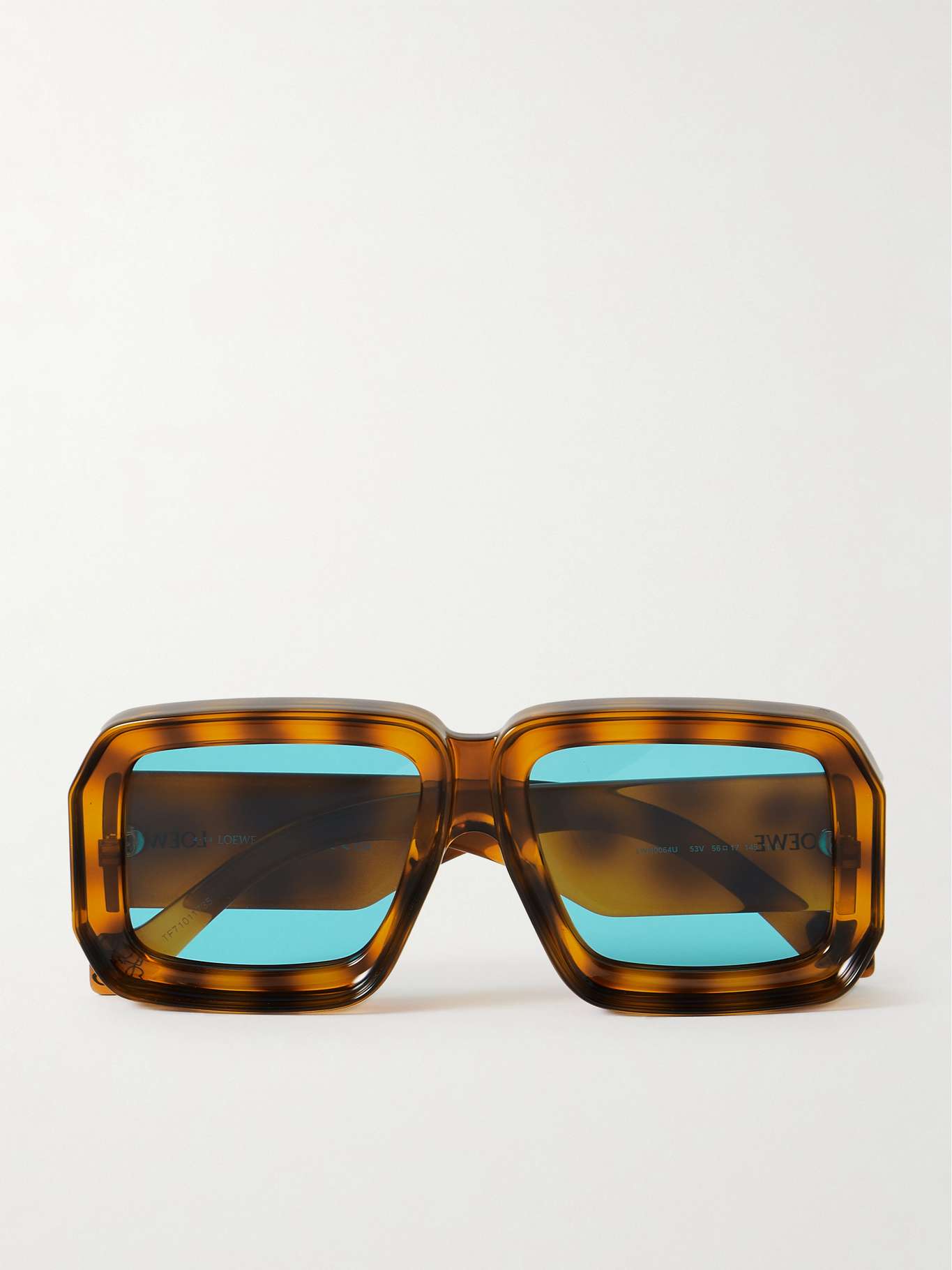 Loewe Eyewear Paulas Ibiza Square Frame Tortoiseshell Acetate Sunglasses Net A Porter