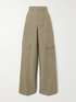 LOEWE Cotton-blend twill straight-leg cargo pants | NET-A-PORTER