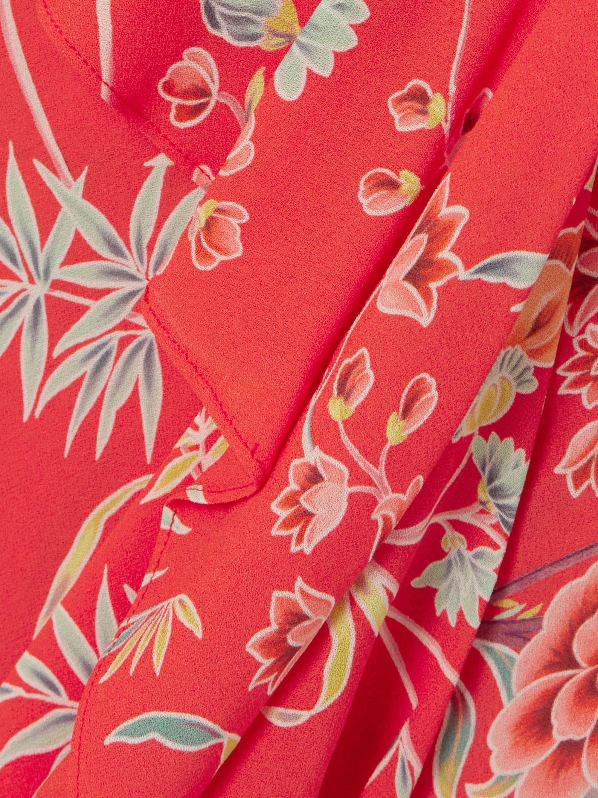 ETRO Floral-print crepe midi dress | NET-A-PORTER