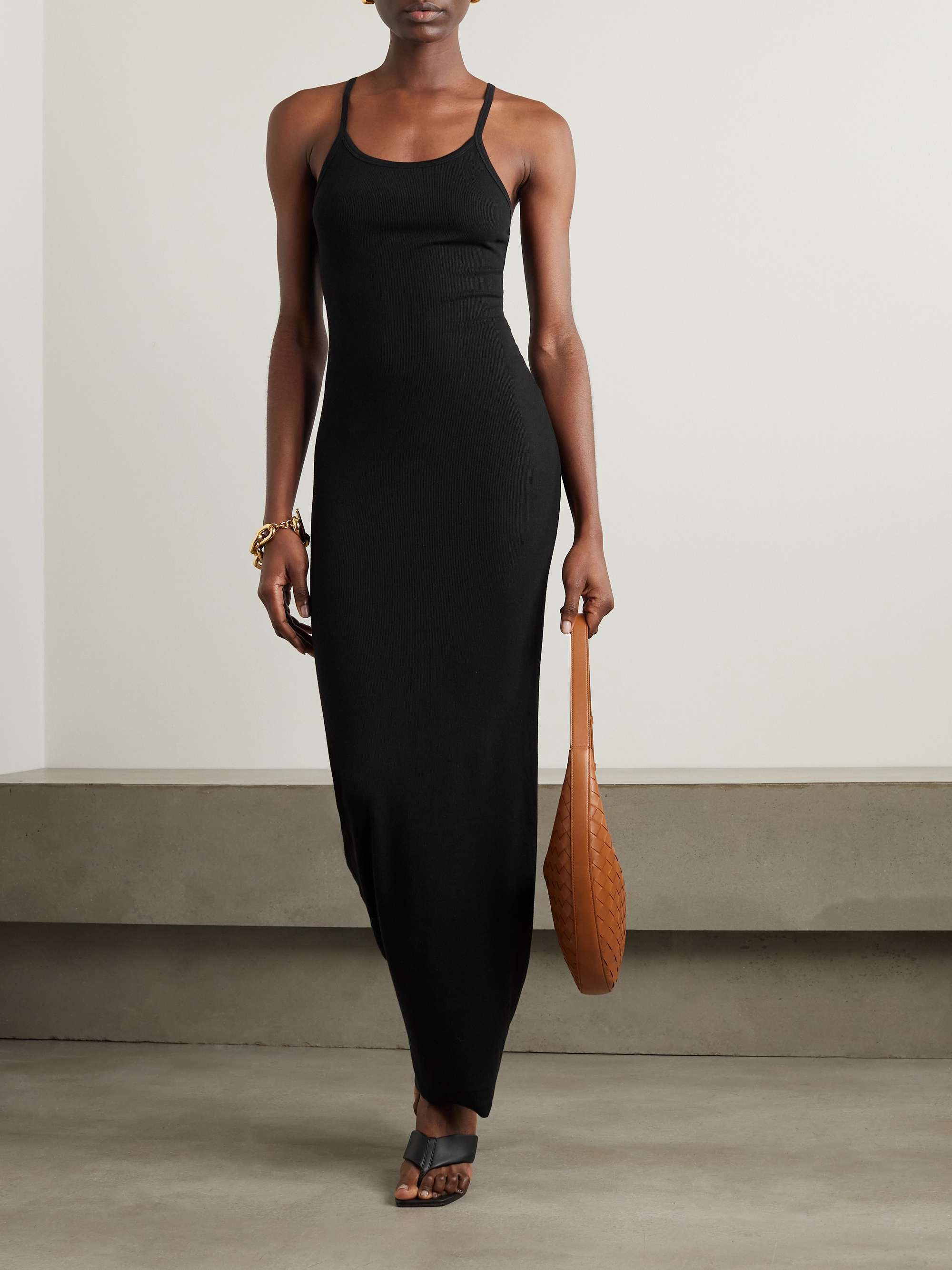 ÉTERNE Tank ribbed stretch-jersey maxi dress | NET-A-PORTER