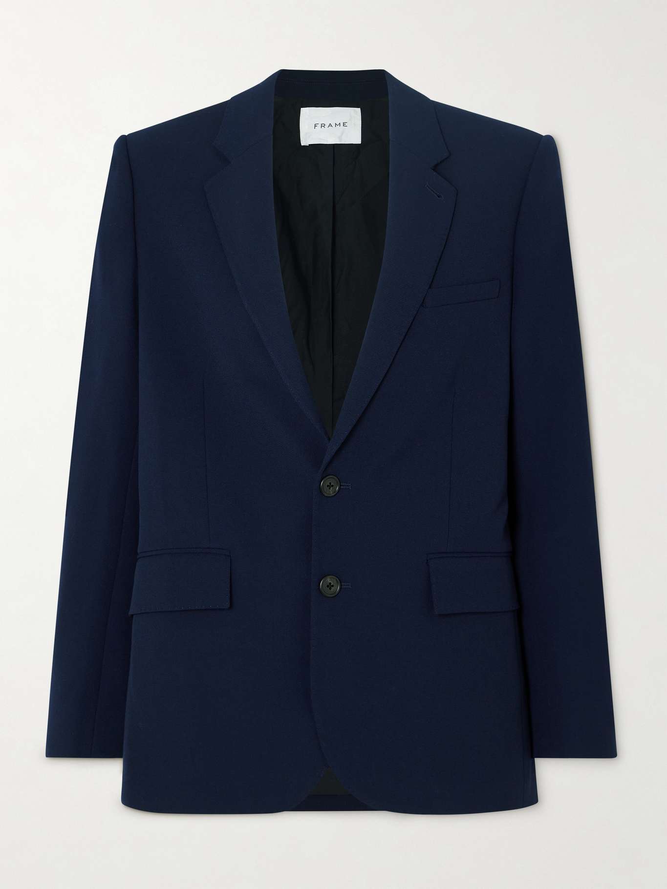 FRAME Everyday twill blazer | NET-A-PORTER