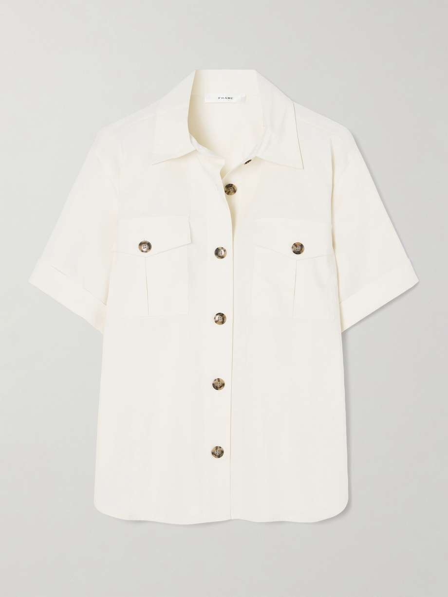FRAME Cotton-blend shirt | NET-A-PORTER