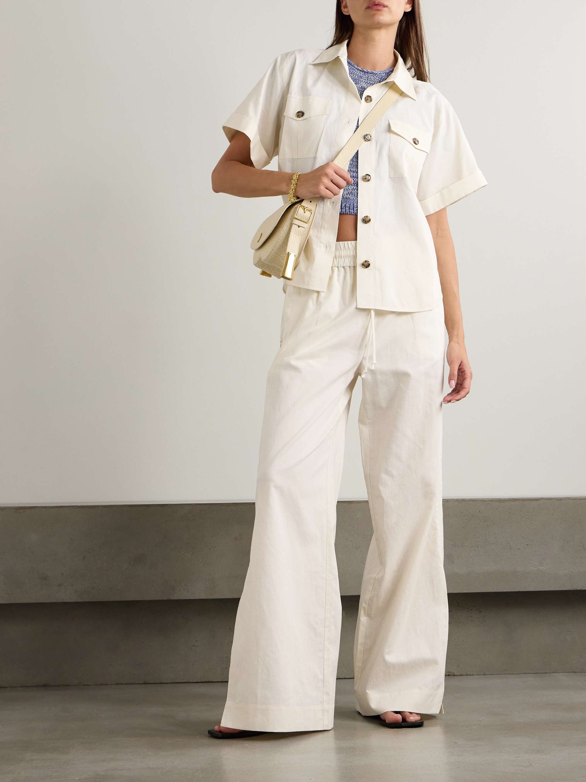 FRAME Cotton-blend shirt | NET-A-PORTER