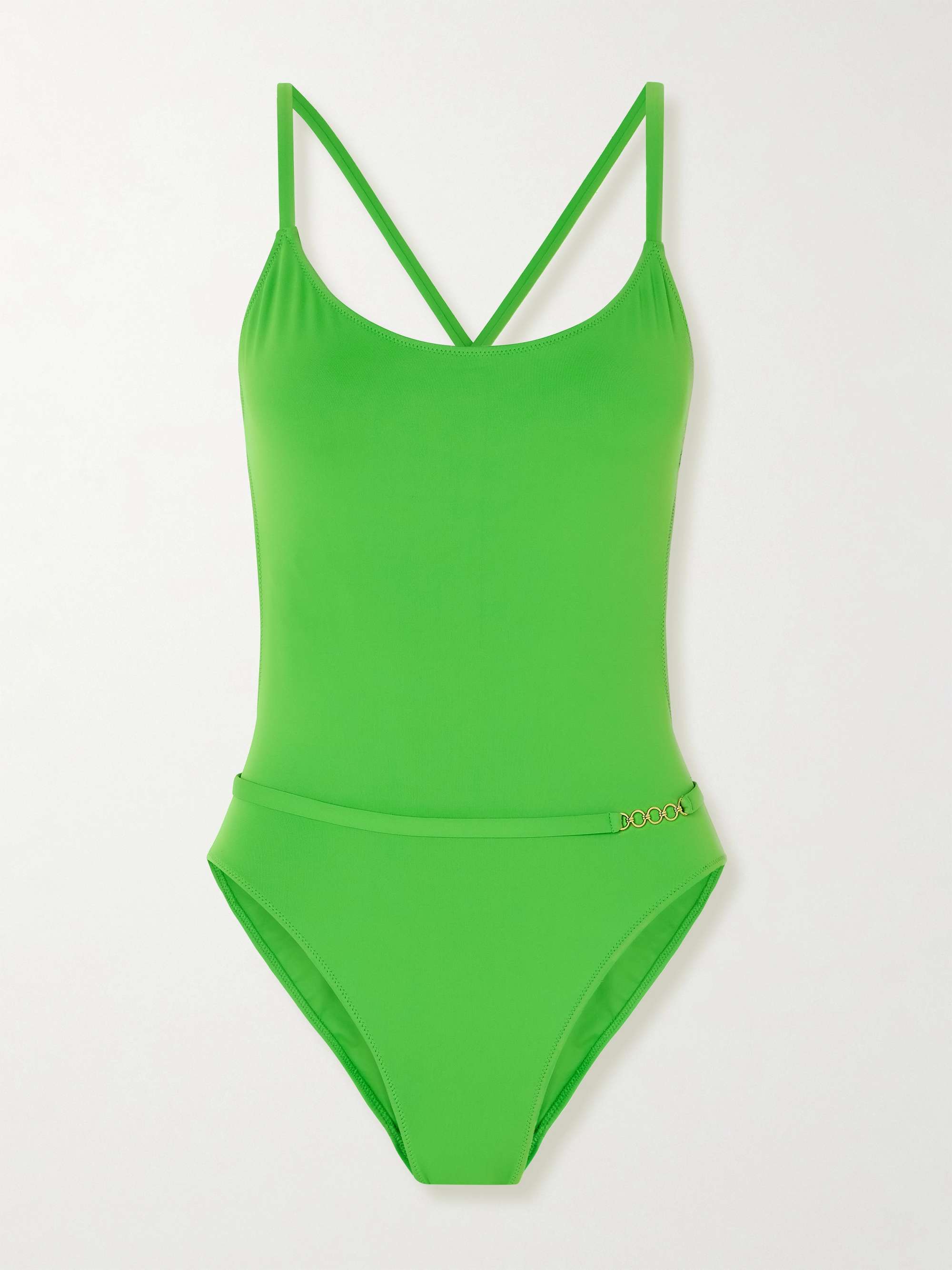 LIDO Sessantotto chain-embellished swimsuit | NET-A-PORTER
