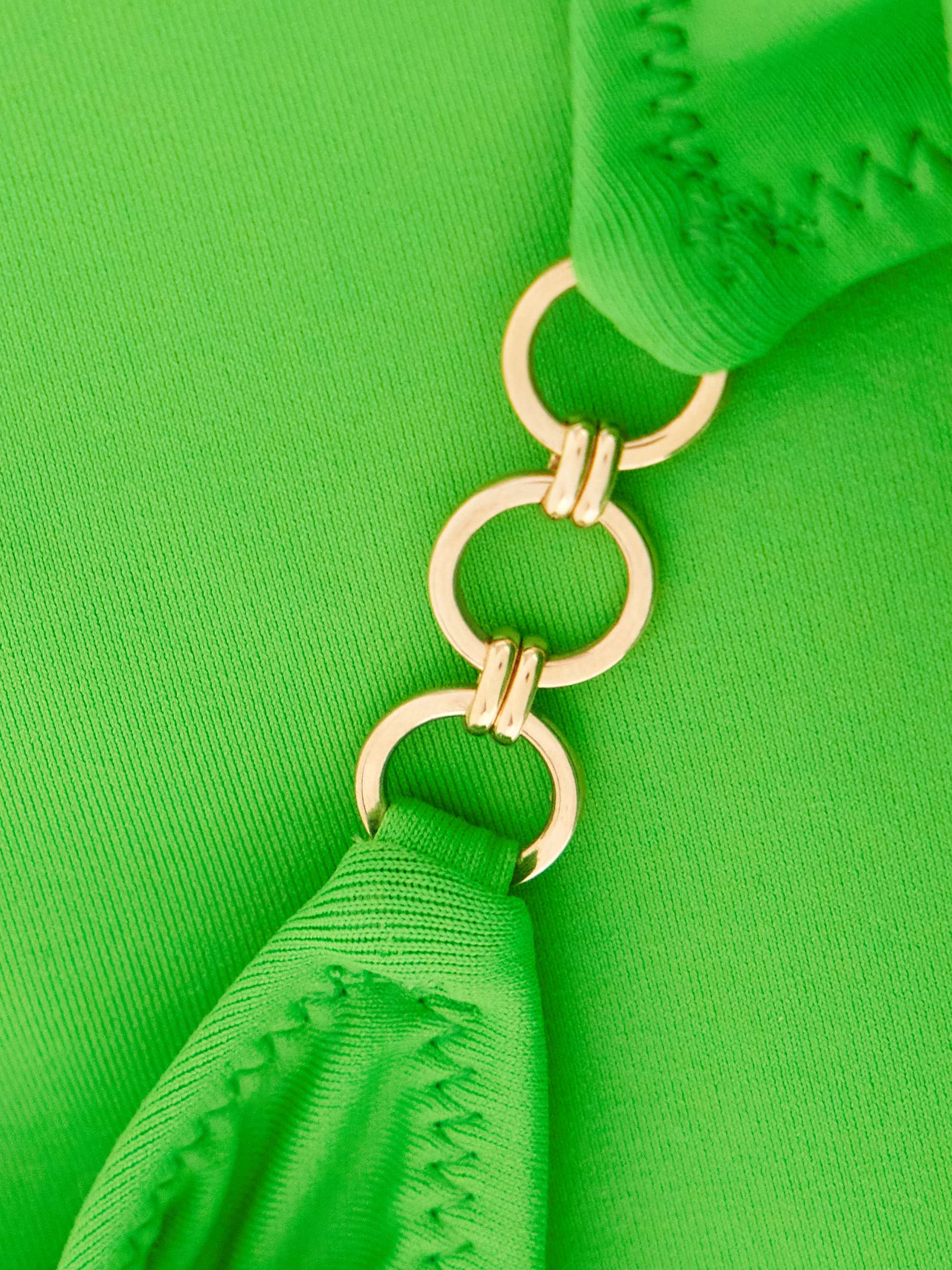 LIDO Sessantaquattro chain-embellished triangle bikini | NET-A-PORTER