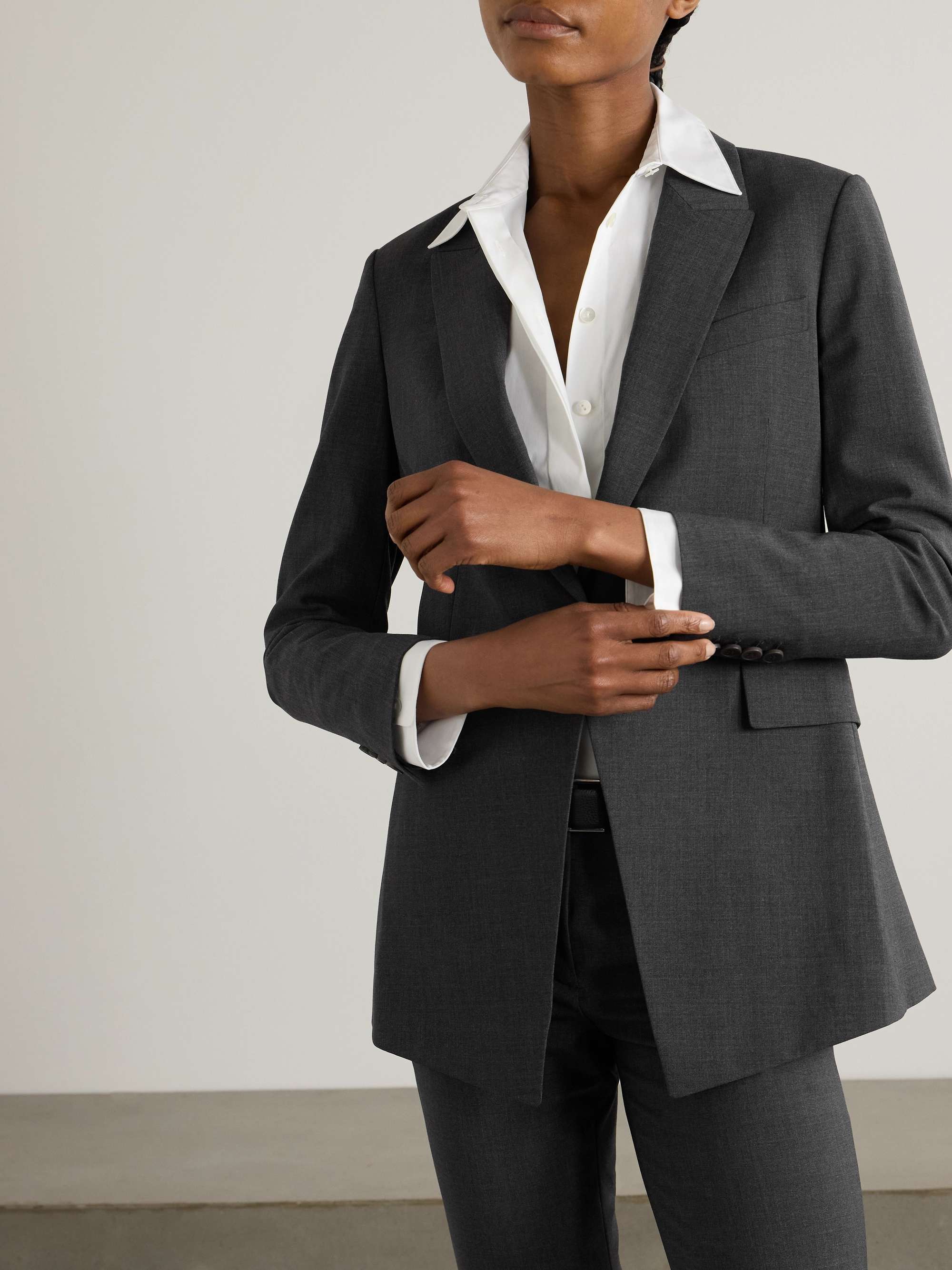 THEORY Etiennette wool-blend blazer | NET-A-PORTER THEORY Etiennette wool-blend blazer | NET-A-PORTER