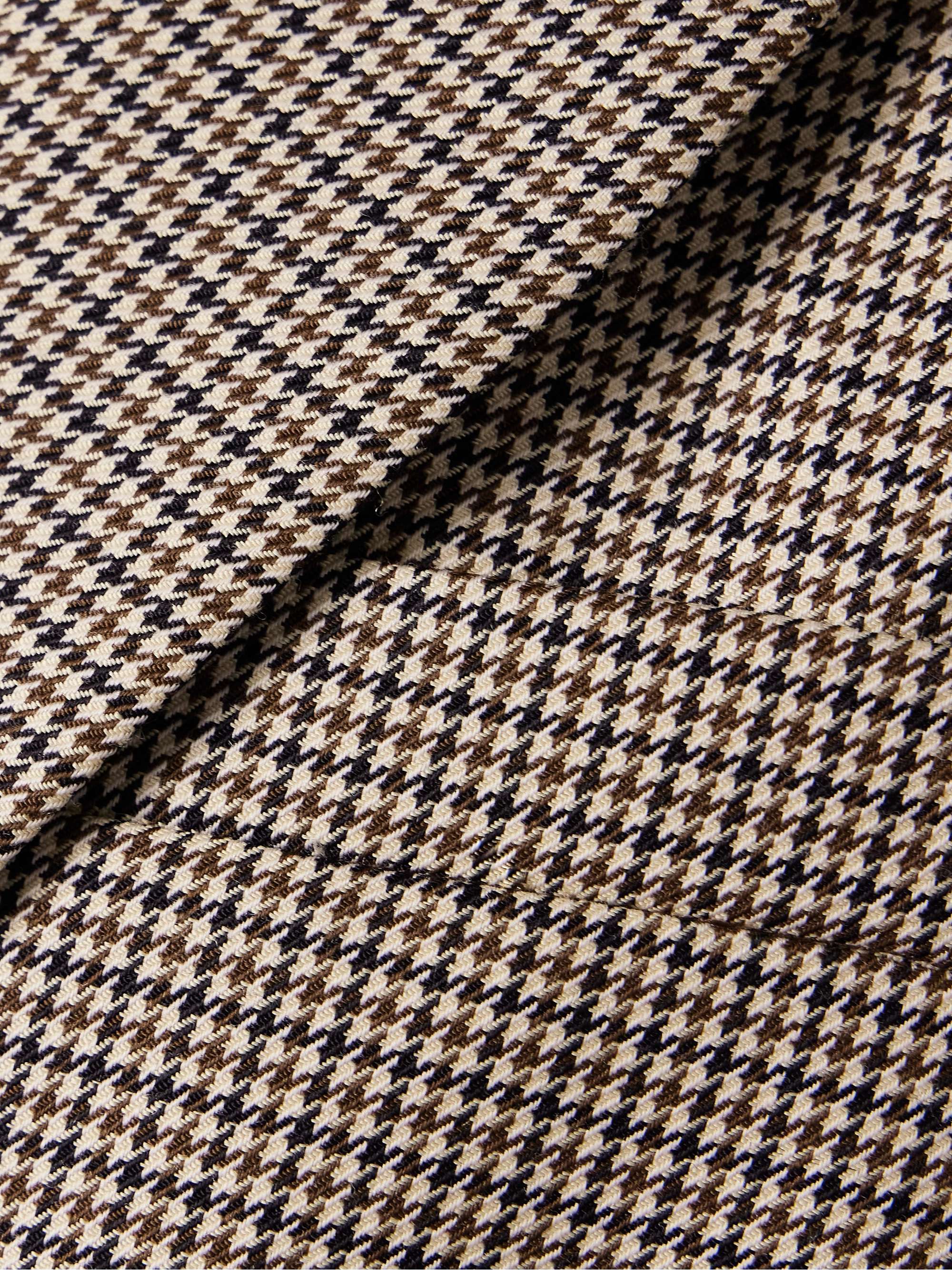 NILI LOTAN Diane houndstooth wool-twill blazer | NET-A-PORTER