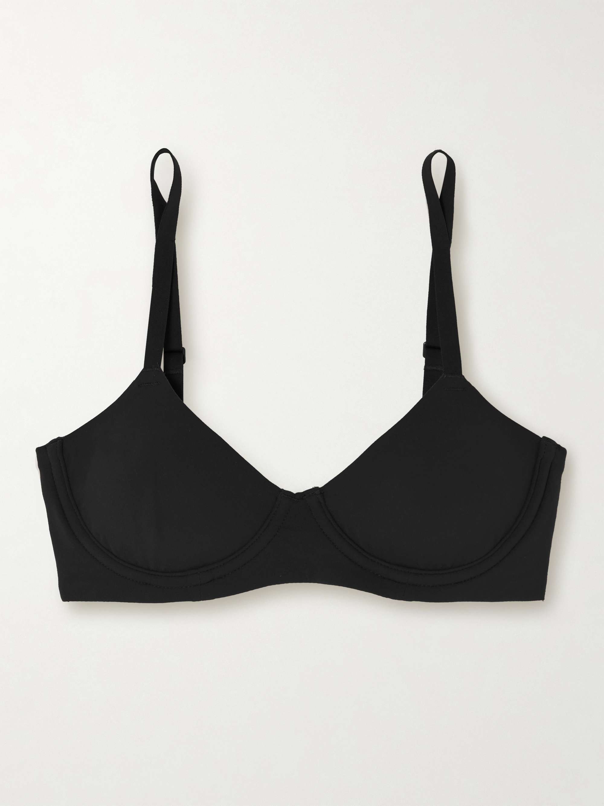 SKIMS Fits Everybody Demi Bra - Onyx | NET-A-PORTER