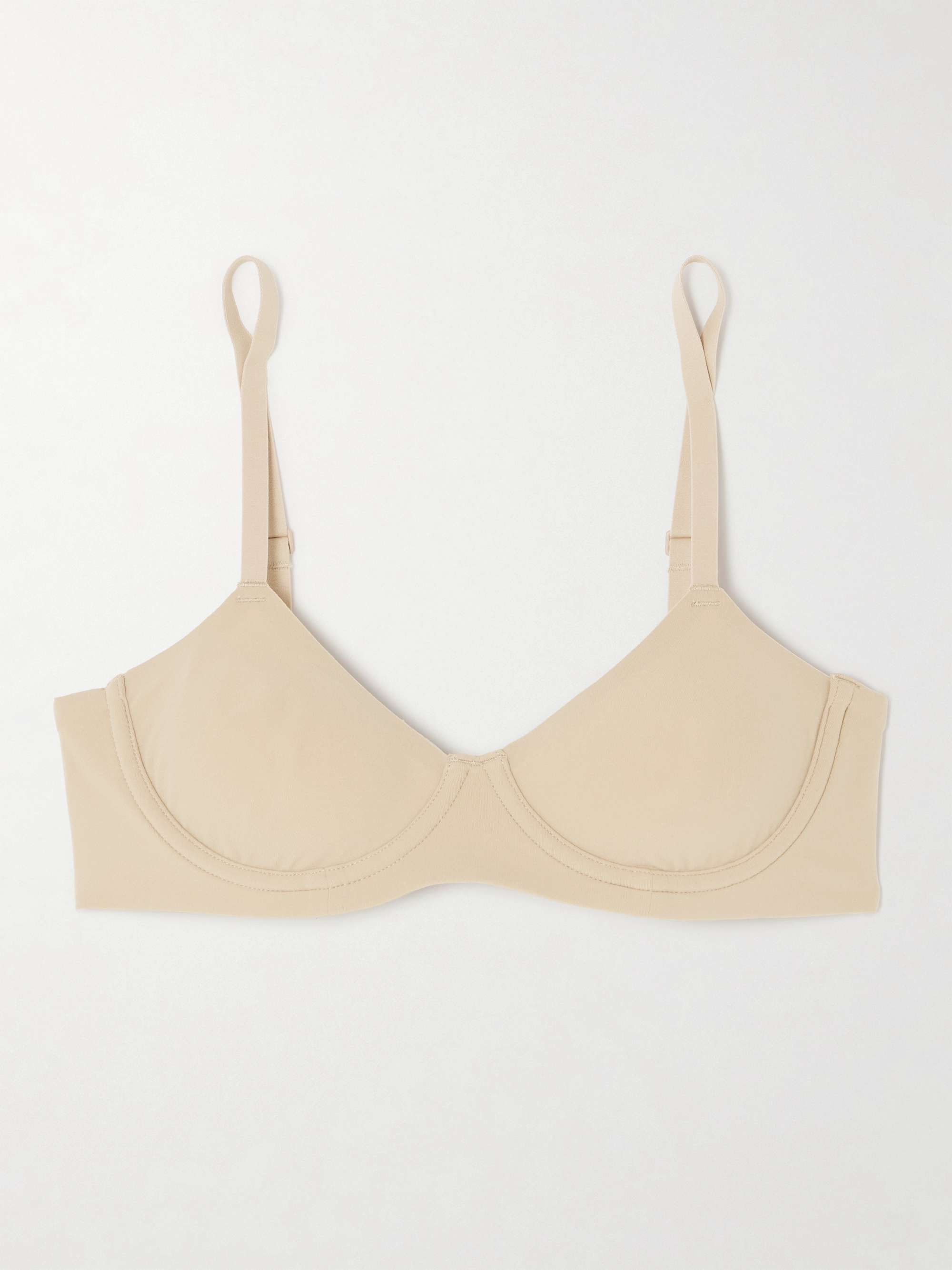 SKIMS Fits Everybody Demi Bra - Sand | NET-A-PORTER