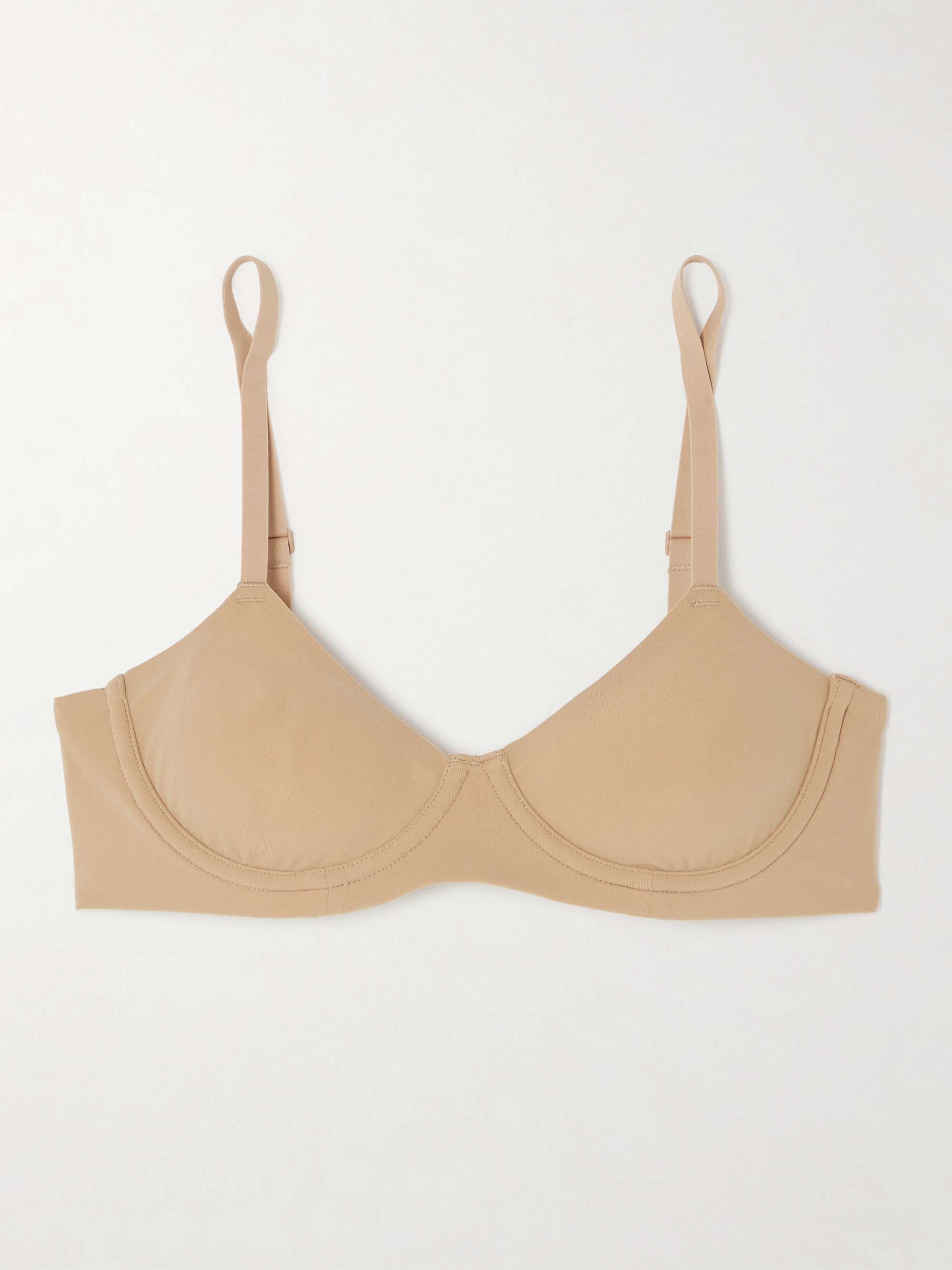 SKIMS Fits Everybody Demi Bra - Clay | NET-A-PORTER