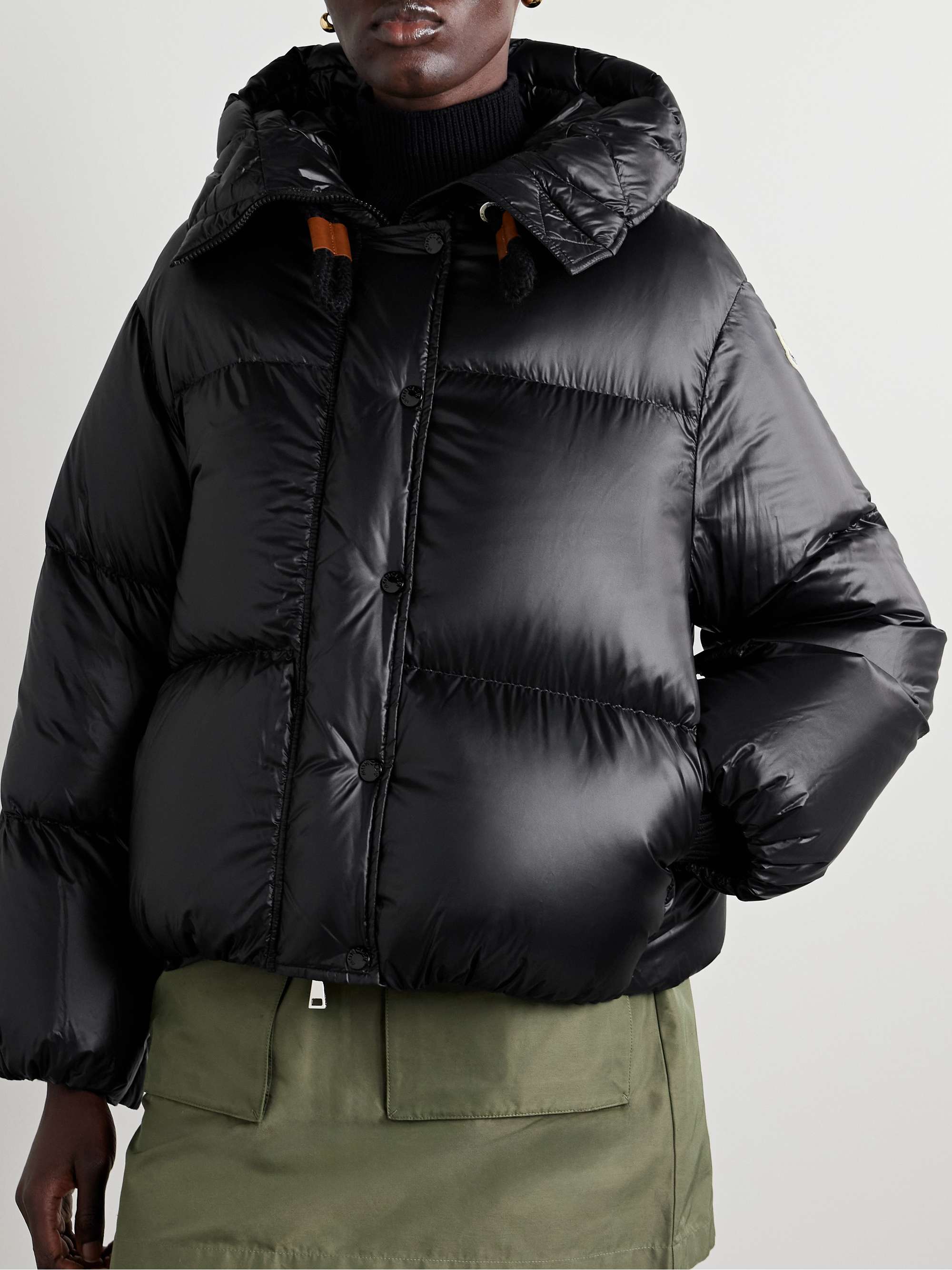 MONCLER Borey hooded padded quilted shell down jacket | NET-A-PORTER