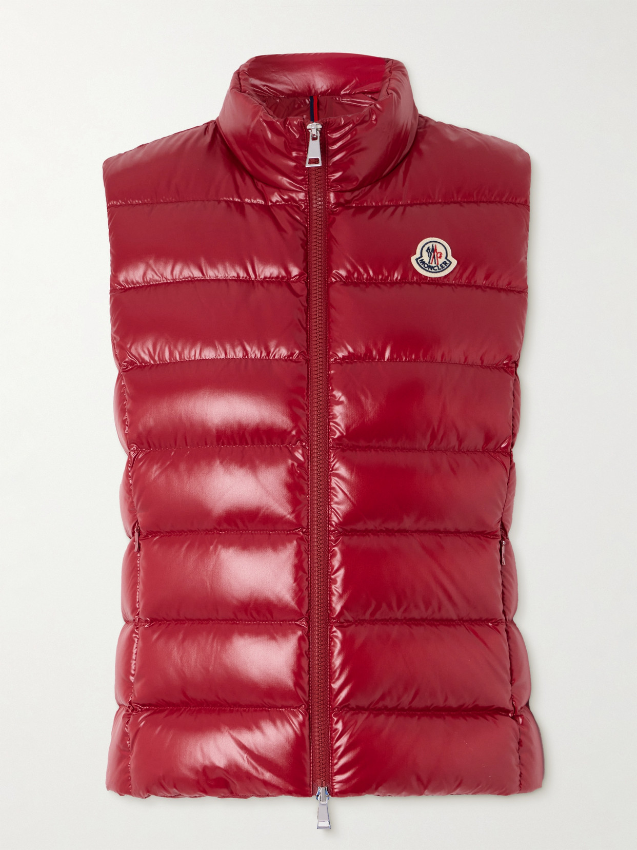 Moncler Badia Padded Gilet In Red | ModeSens