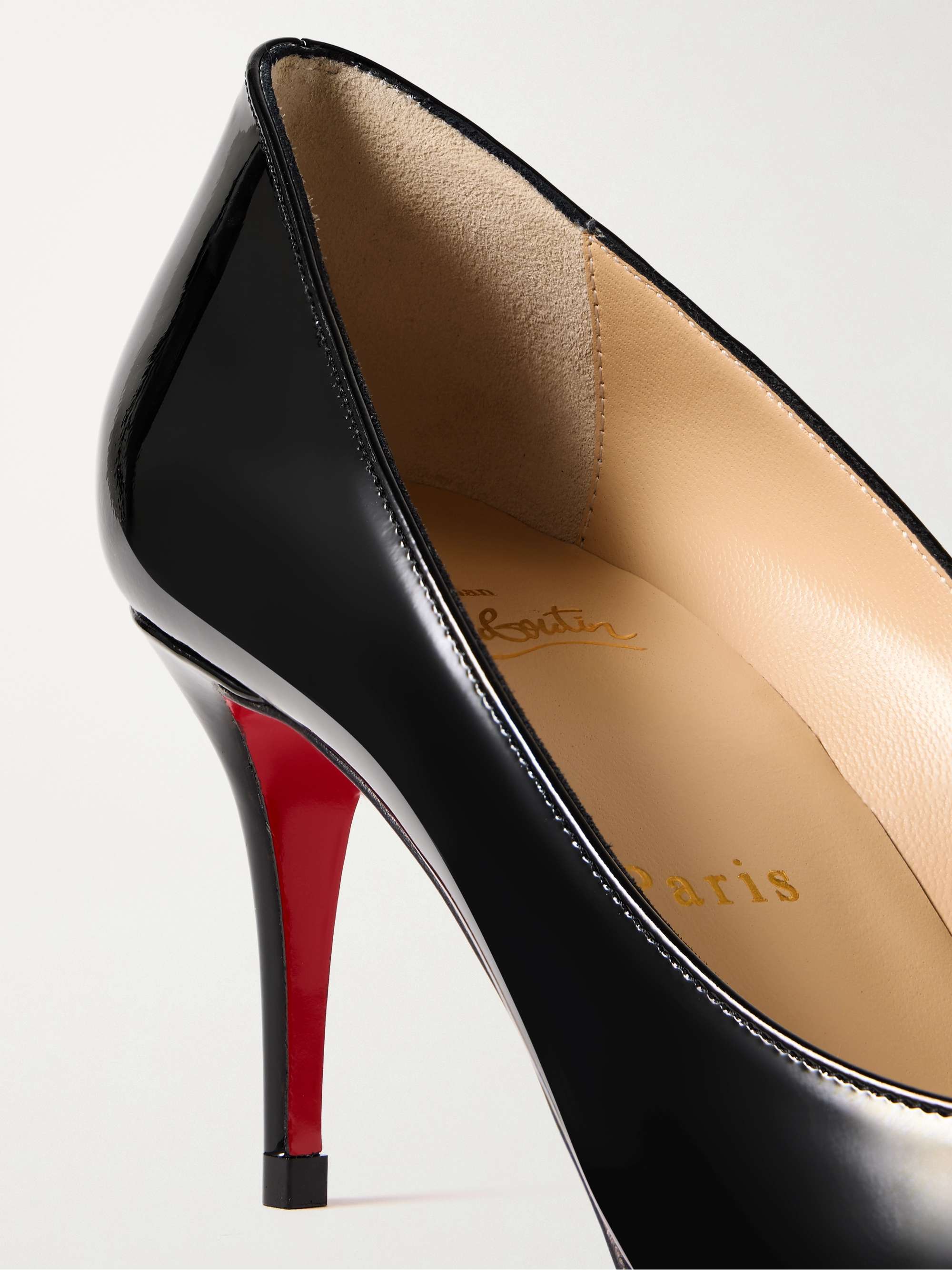 CHRISTIAN LOUBOUTIN So Kate 70 patent-leather pumps | NET-A-PORTER