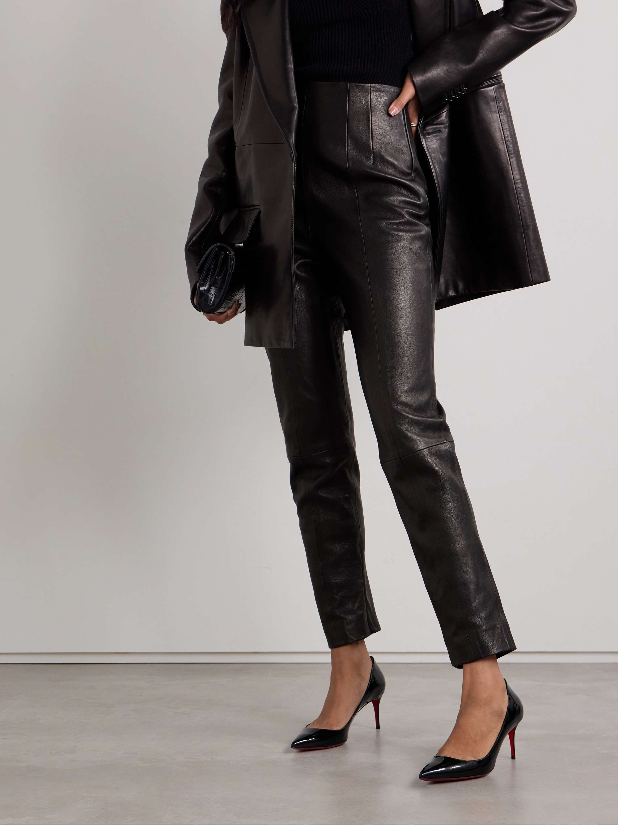 CHRISTIAN LOUBOUTIN So Kate 70 patent-leather pumps | NET-A-PORTER