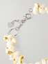 ACNE STUDIOS Popcorn silver-tone resin necklace | NET-A-PORTER