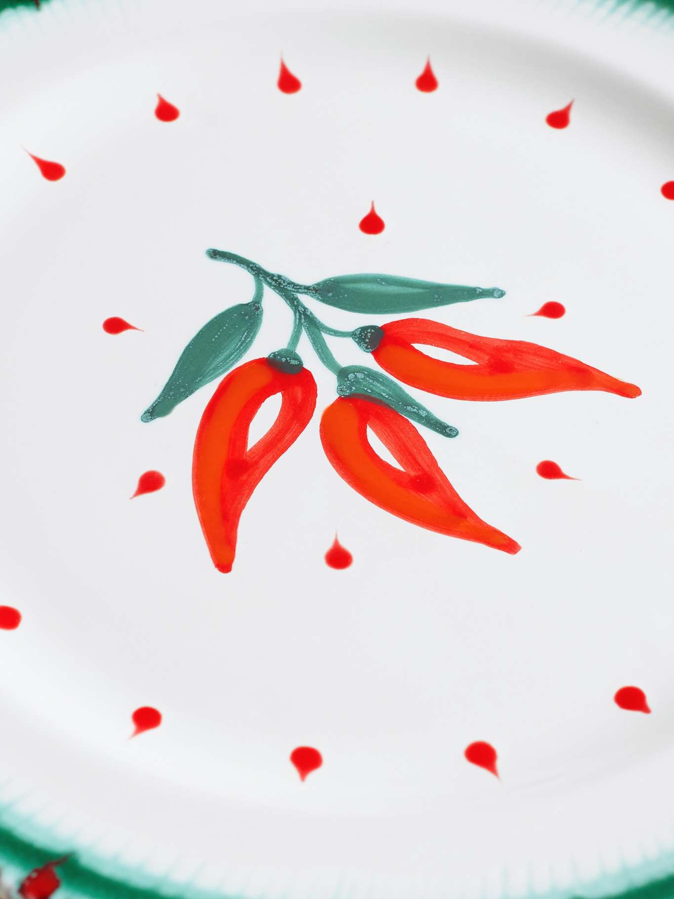 AQUAZZURA CASA Chilli set of two porcelain dinner plates | NET-A-PORTER