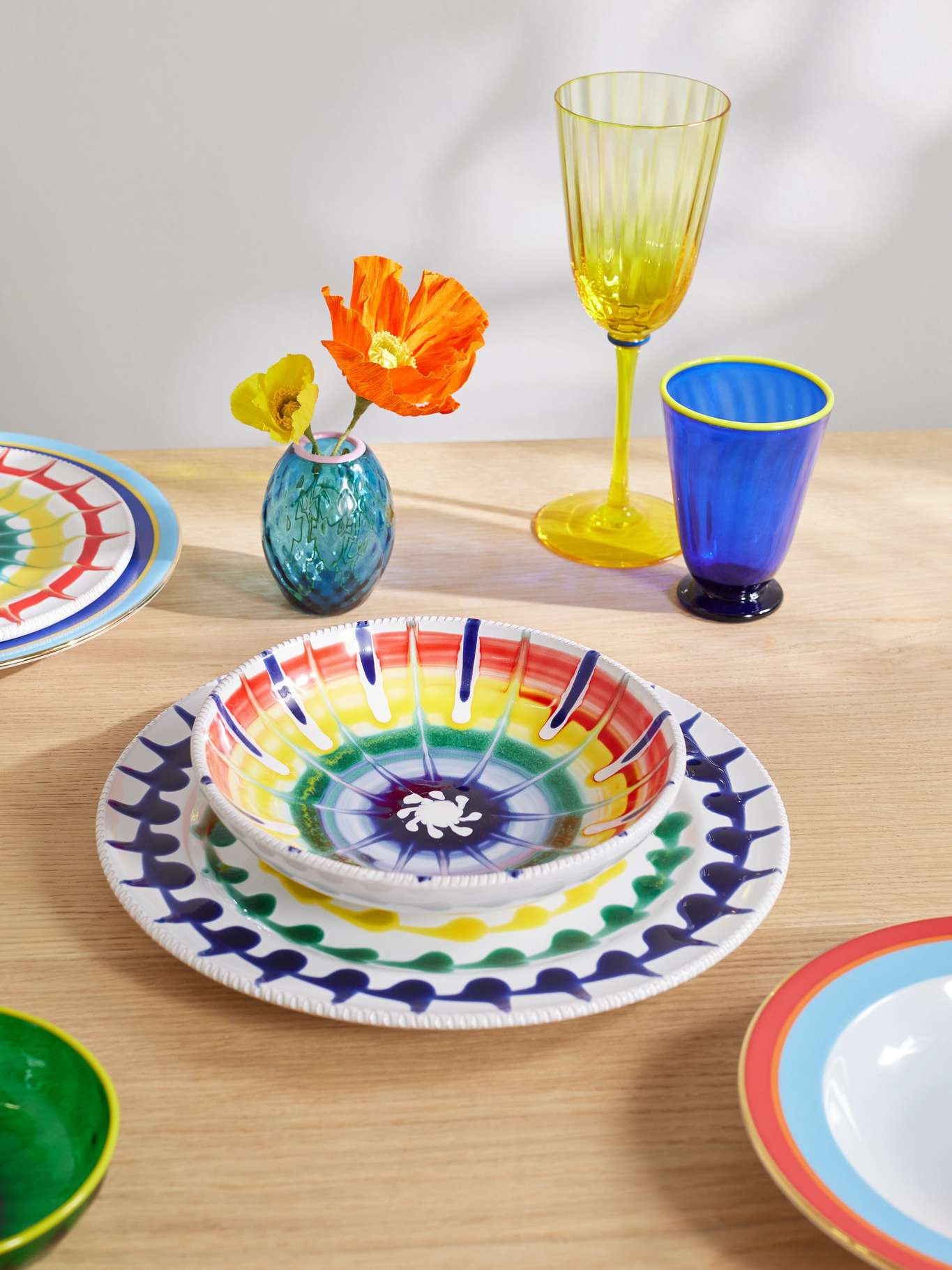 AQUAZZURA CASA Ric Rac set of two printed porcelain soup plates | NET-A ...