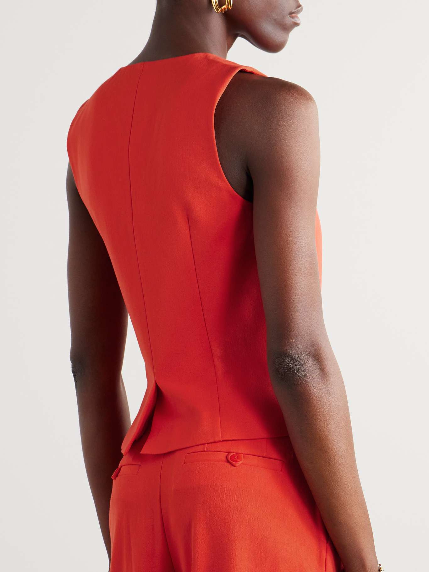 STAUD Brett twill vest | NET-A-PORTER