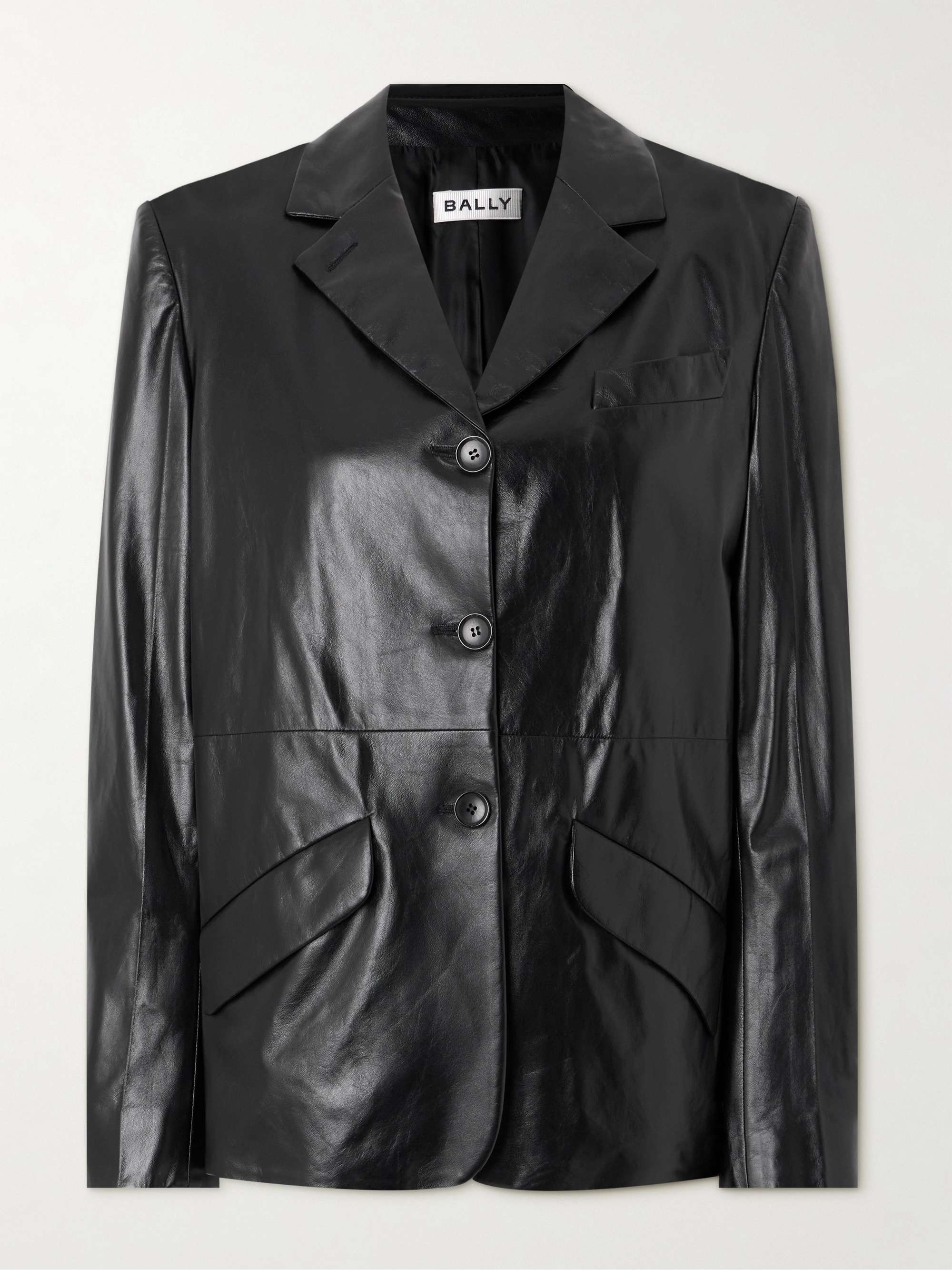 BALLY Leather blazer | NET-A-PORTER