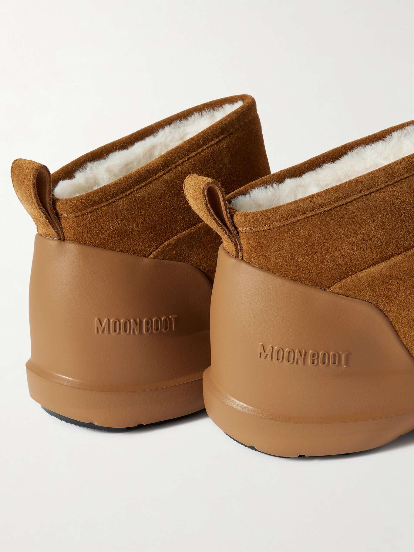 MOON BOOT Luna Low suede boots | NET-A-PORTER