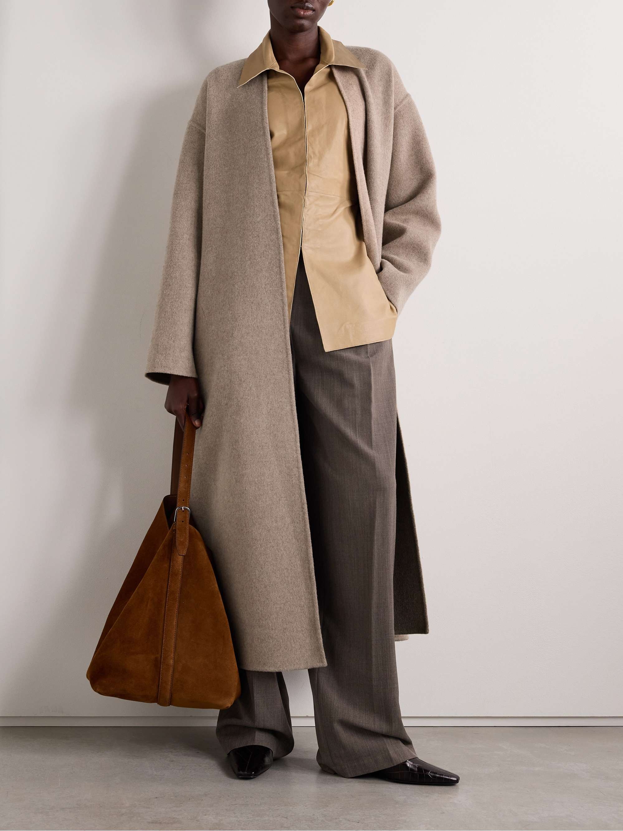 CO Belted wool and cashmere-blend coat | NET-A-PORTER