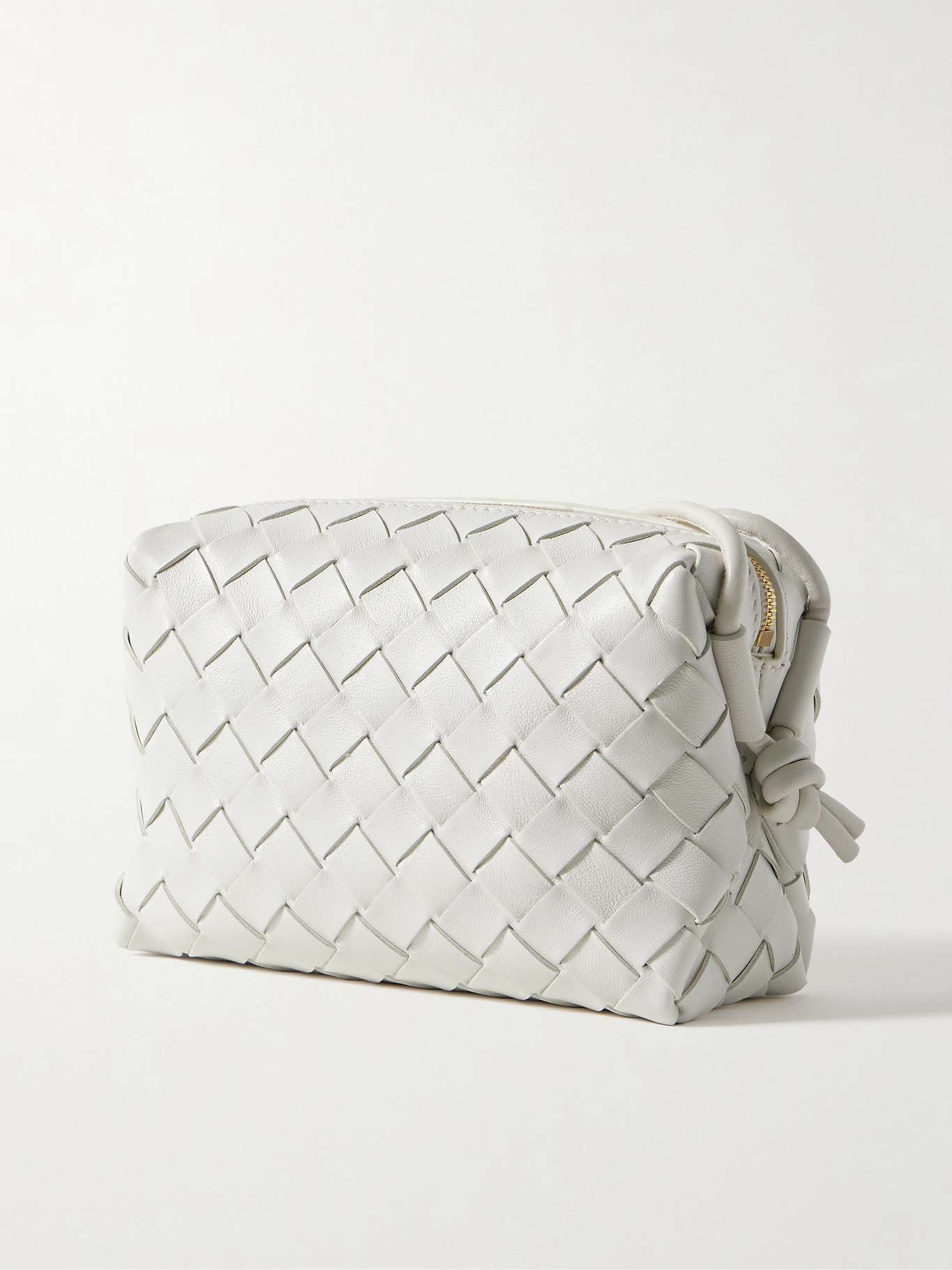 BOTTEGA VENETA Loop mini intrecciato leather shoulder bag | NET-A-PORTER