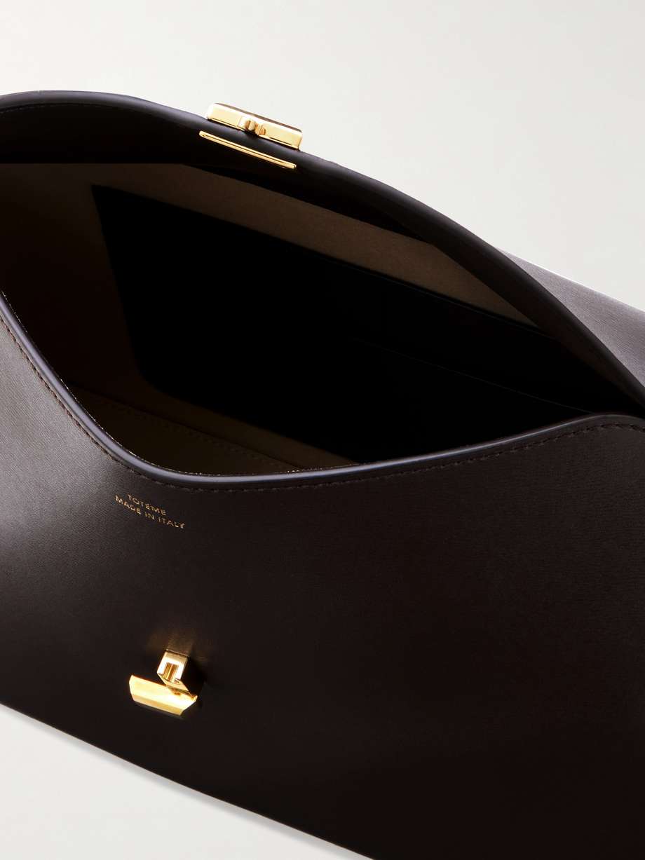 TOTEME T-Lock leather shoulder bag | NET-A-PORTER