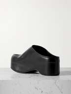 MARNI Sabot leather platform clogs | NET-A-PORTER