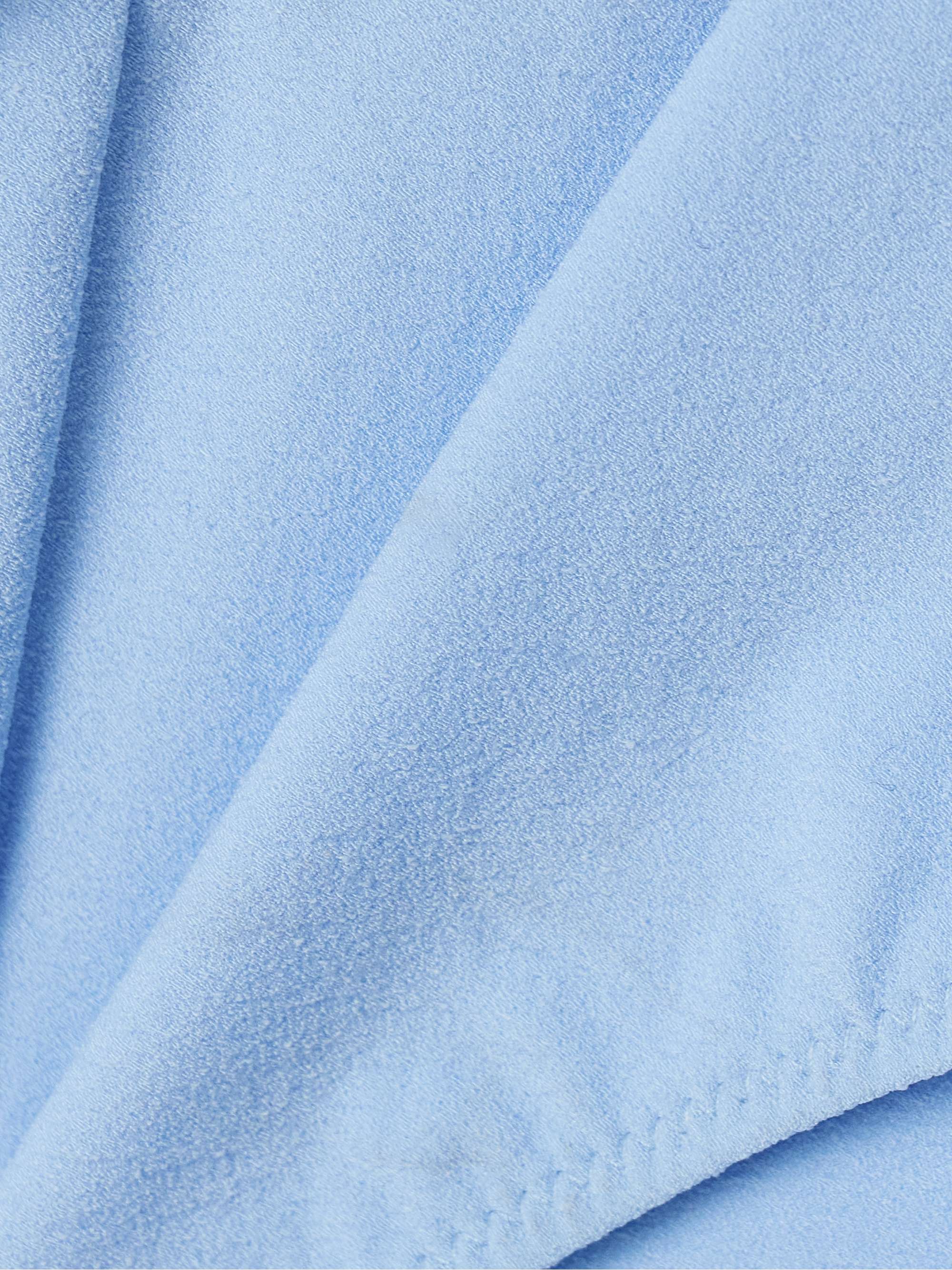 LISA MARIE FERNANDEZ Tie-detailed crepe swimsuit | NET-A-PORTER