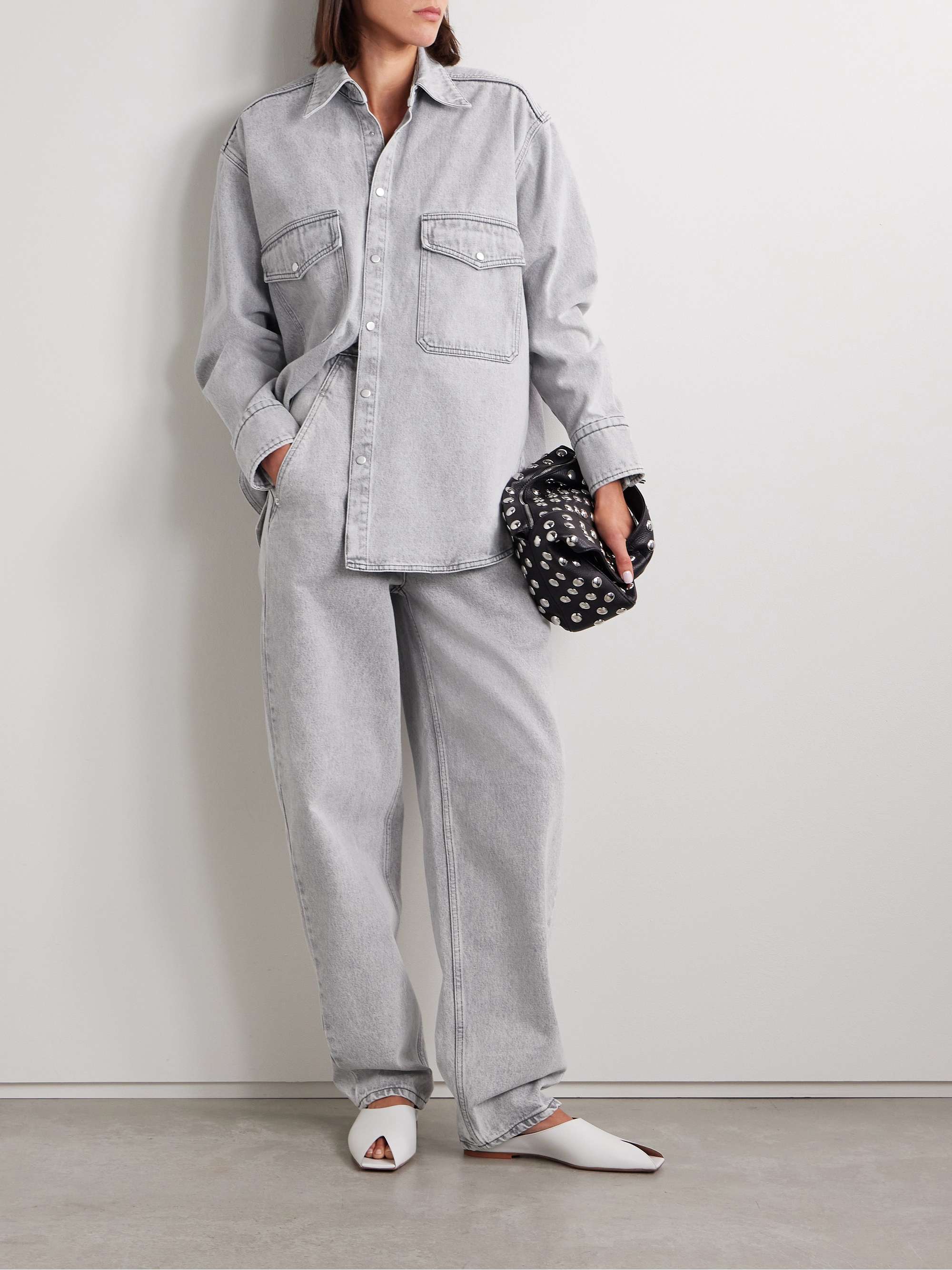 PETAR PETROV Get Up oversized denim shirt | NET-A-PORTER