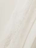 COSTARELLOS Semeli Chantilly lace-trimmed silk-georgette gown | NET-A ...
