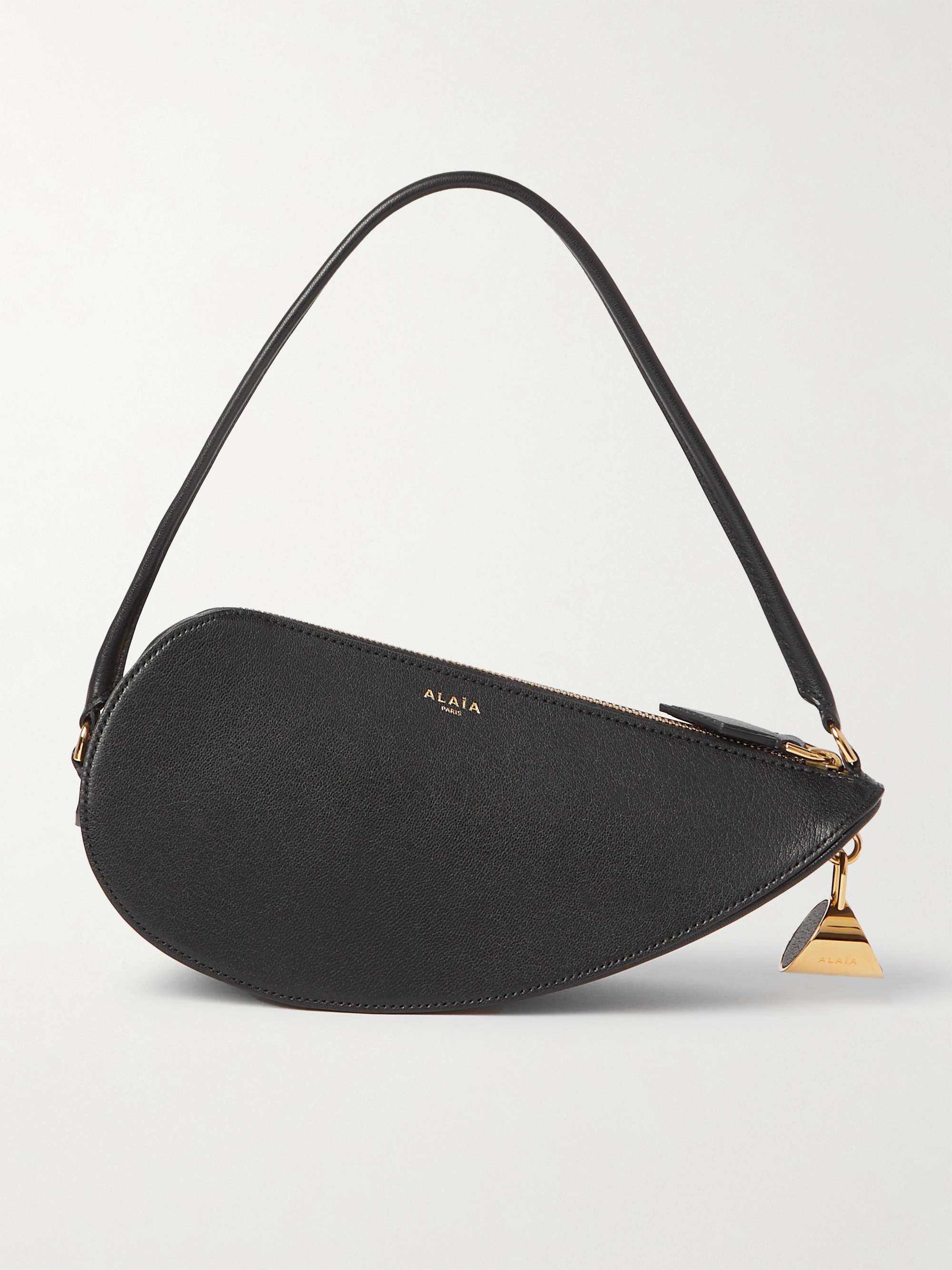 ALAÏA Le Demi-Coeur leather shoulder bag | NET-A-PORTER