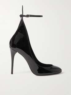 ALAÏA 90 patent-leather pumps | NET-A-PORTER