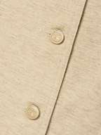 CULT GAIA Lua cotton and linen-blend twill midi skirt | NET-A-PORTER