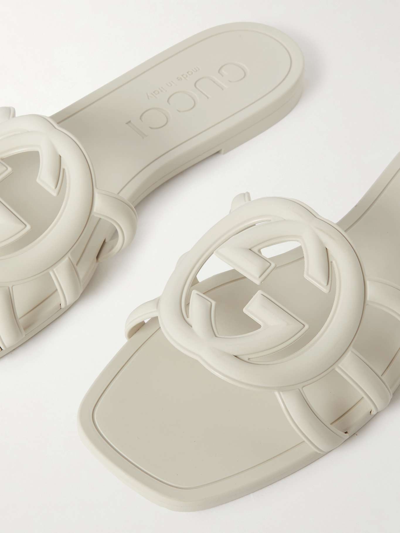 GUCCI Rubber slides | NET-A-PORTER