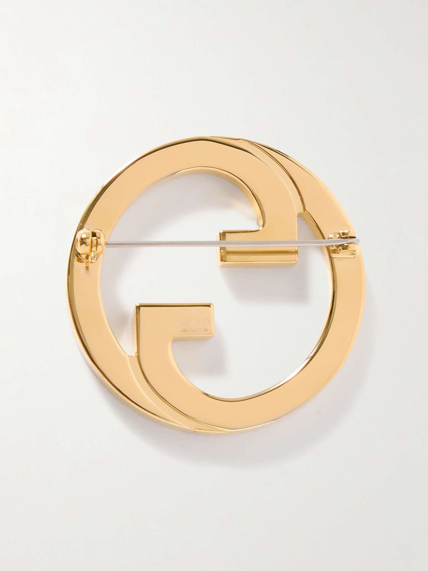 GUCCI Blondie gold-tone brooch | NET-A-PORTER